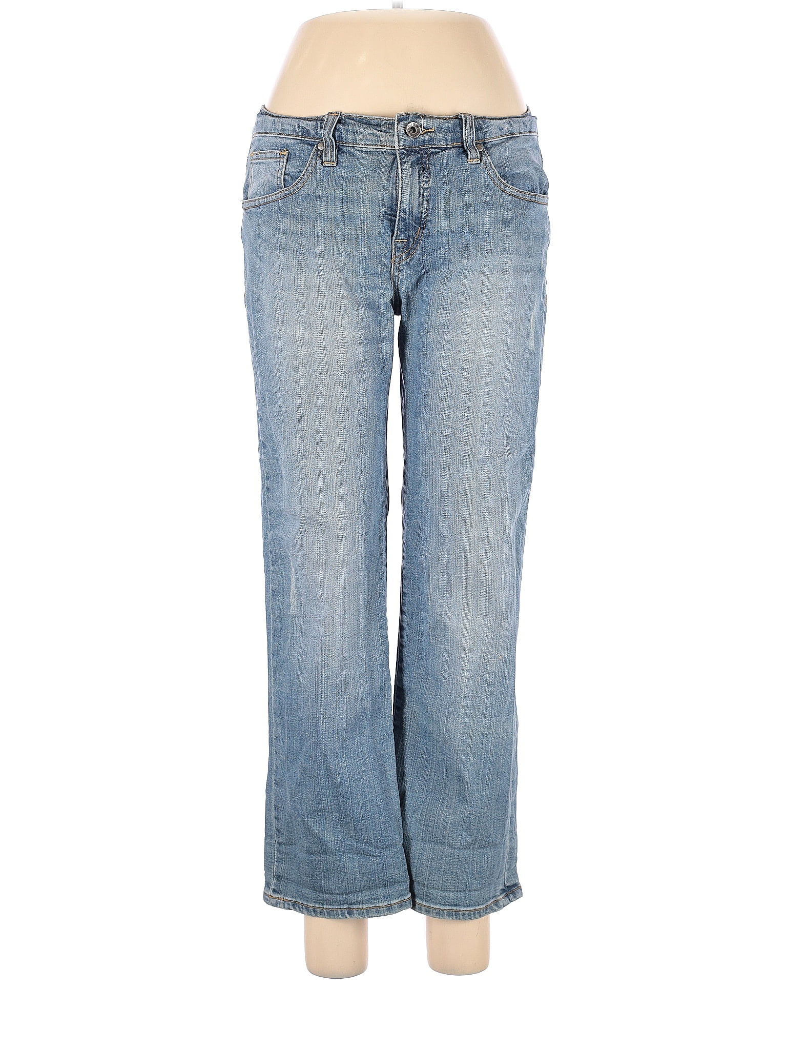 Christopher Blue Solid Blue Jeans Size 10 - 79% off | thredUP