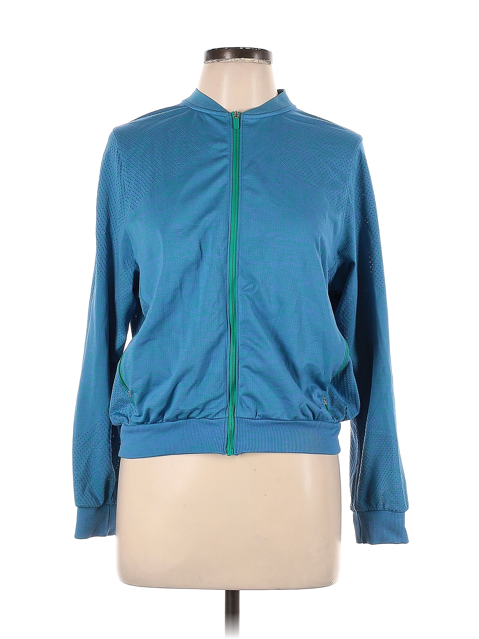 Lululemon Athletica Solid Blue Track Jacket Size 10 - 69% off | thredUP