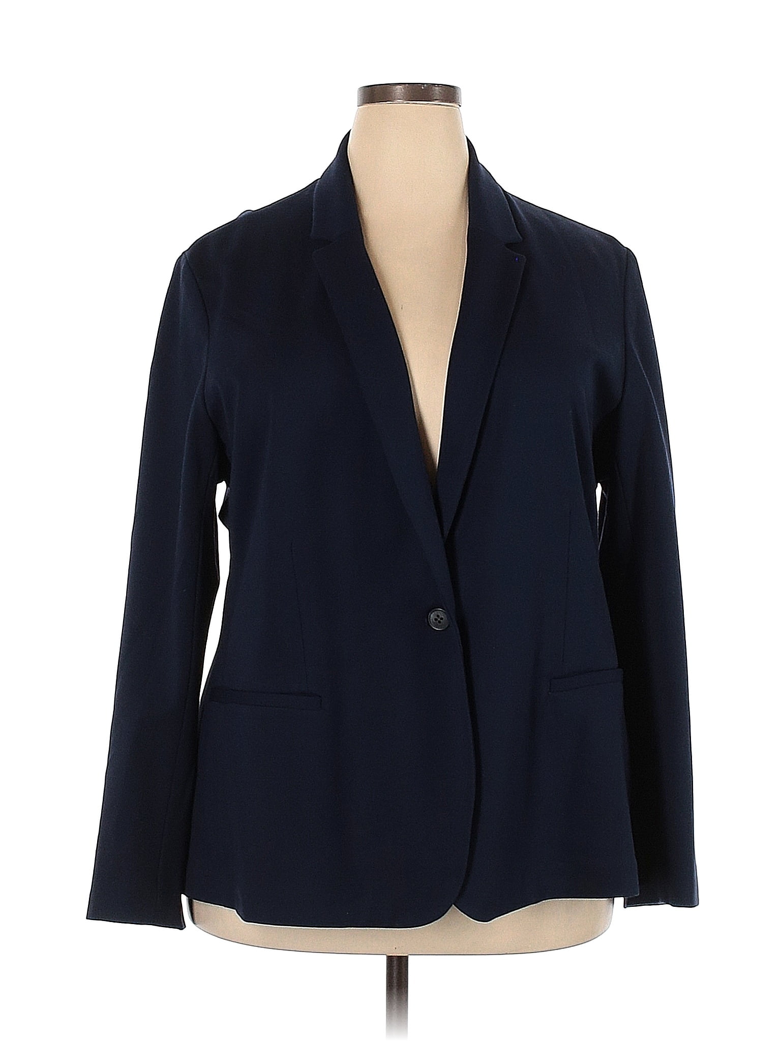 Old Navy Solid Navy Blue Blazer Size XXL - 60% off | thredUP