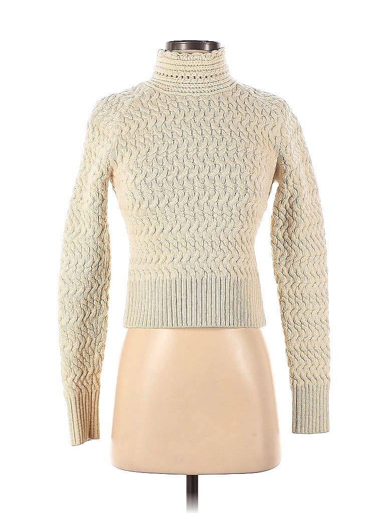 Dreyden Ivory Tan Turtleneck Sweater Size S - 75% off | ThredUp