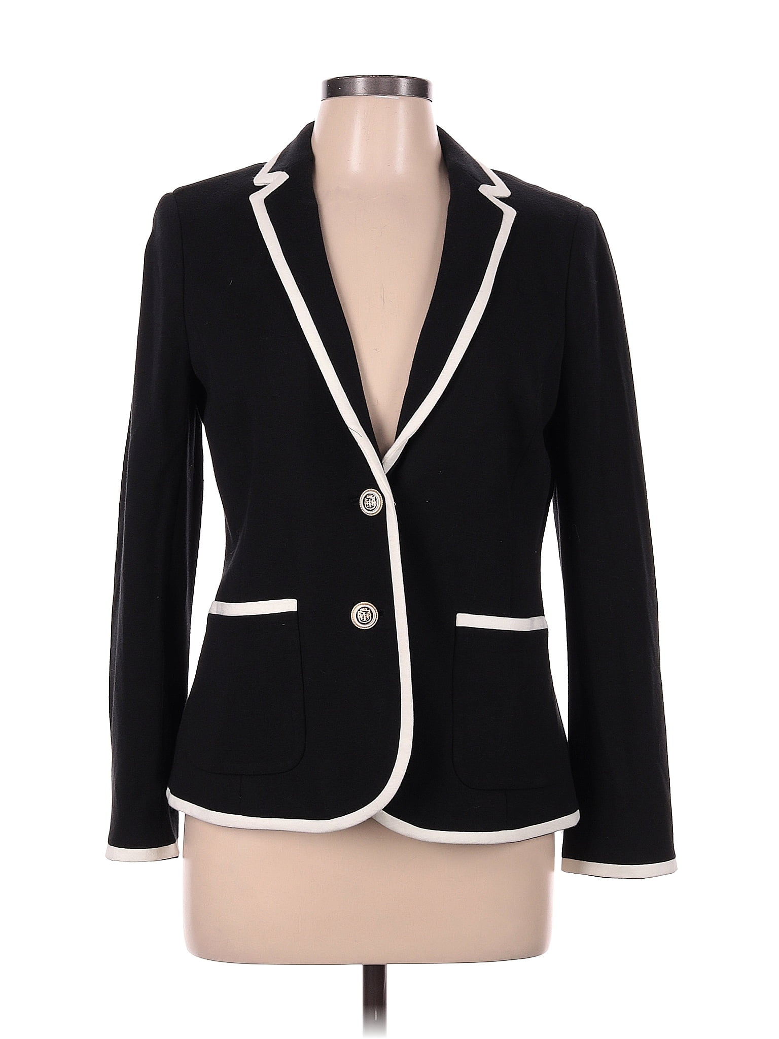 Talbots Solid Black Blazer Size 8 - 75% off | thredUP