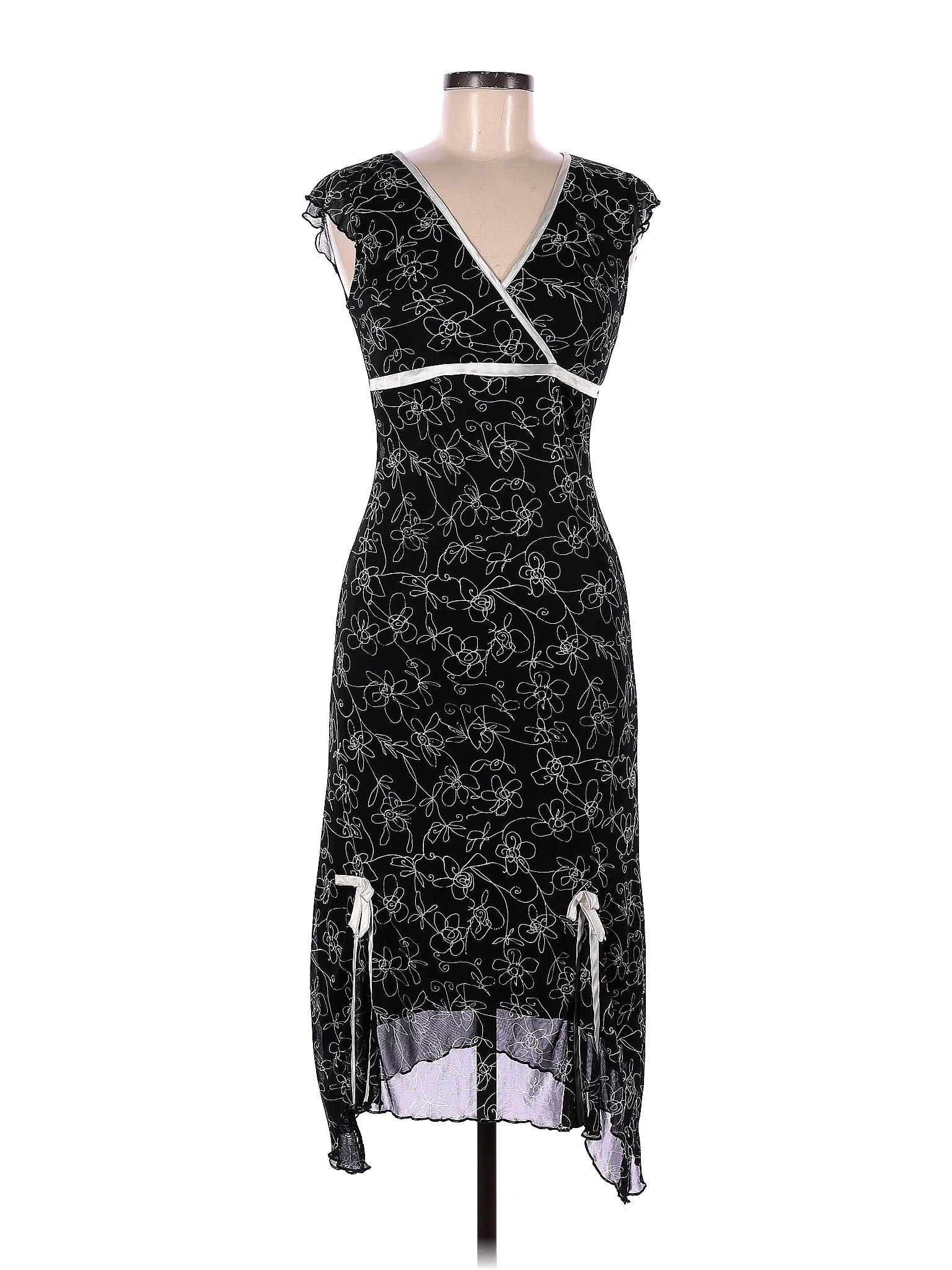 Ruby Rox Floral Black Cocktail Dress Size M - 59% off | thredUP