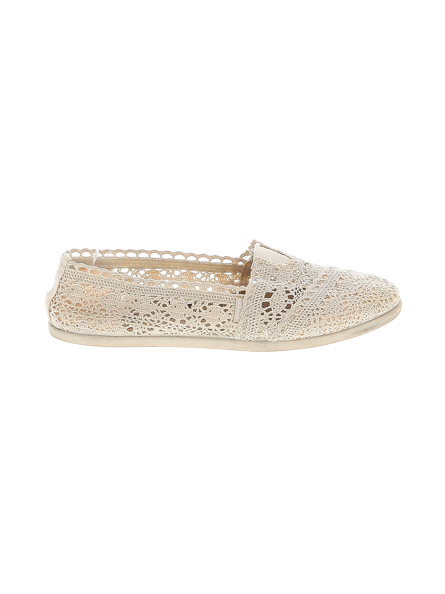 Bongo Solid Metallic White Flats Size 9 - 55% off | thredUP
