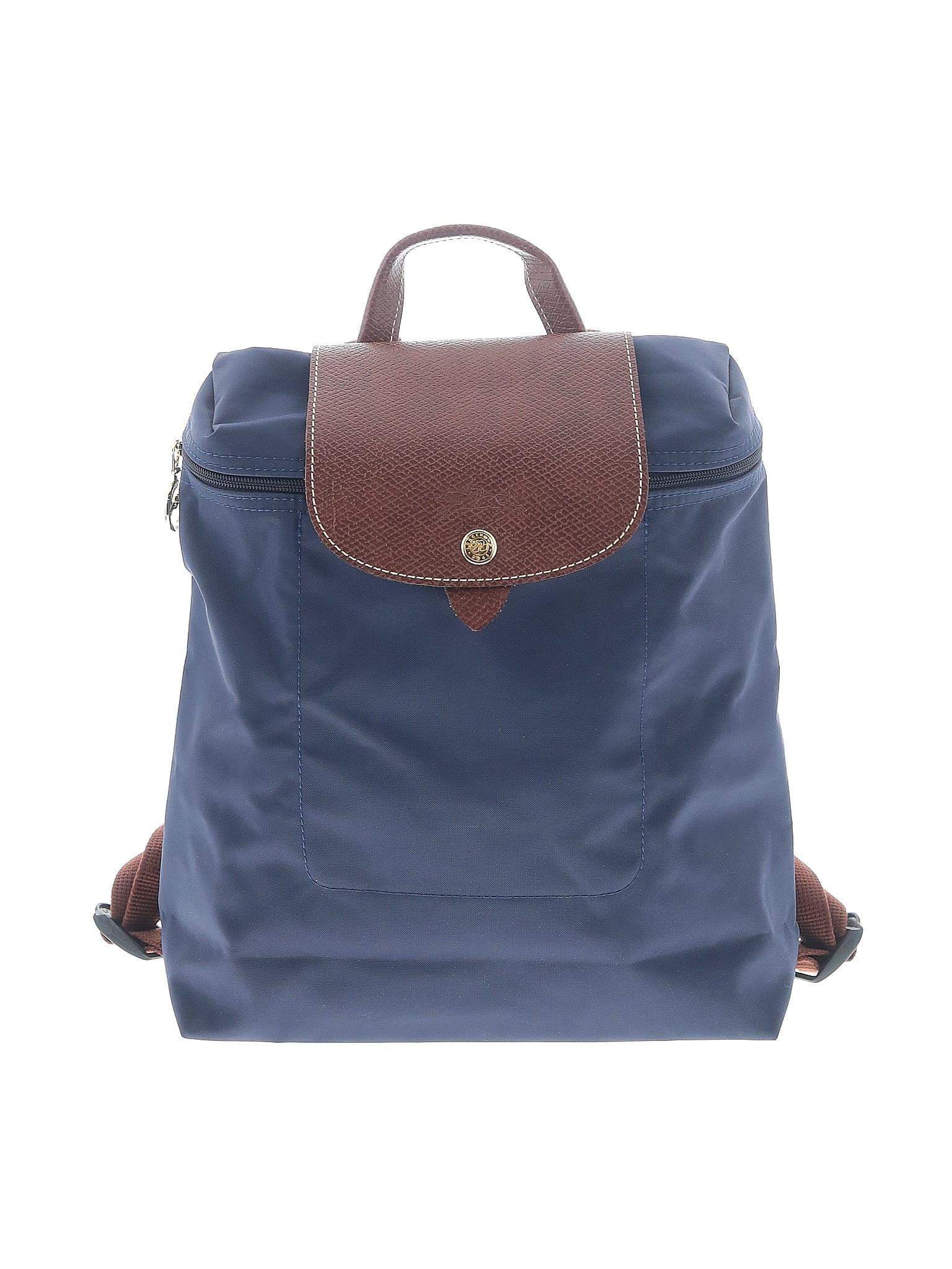 Longchamp Color Block Solid Navy Blue Backpack One Size - 44% off | thredUP