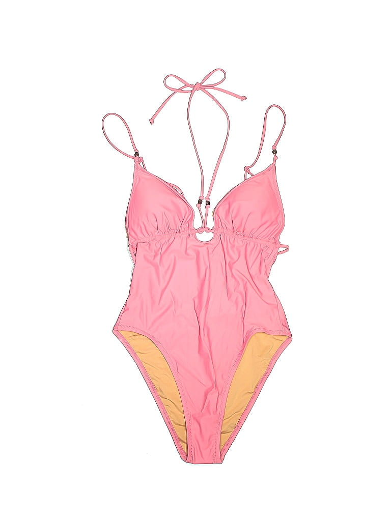 J.Crew Solid Pink One Piece Swimsuit Size 10 - 78% off | thredUP