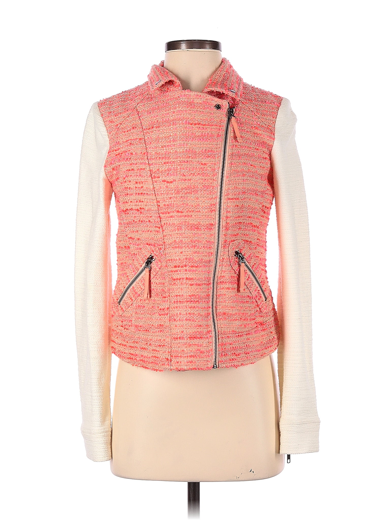 Elevenses Pink Jacket Size 4 - 80% off | thredUP