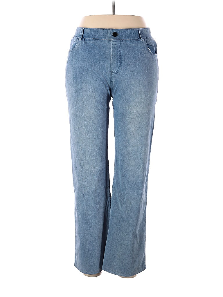 Betabrand Solid Blue Jeggings Size XL - 67% off | ThredUp