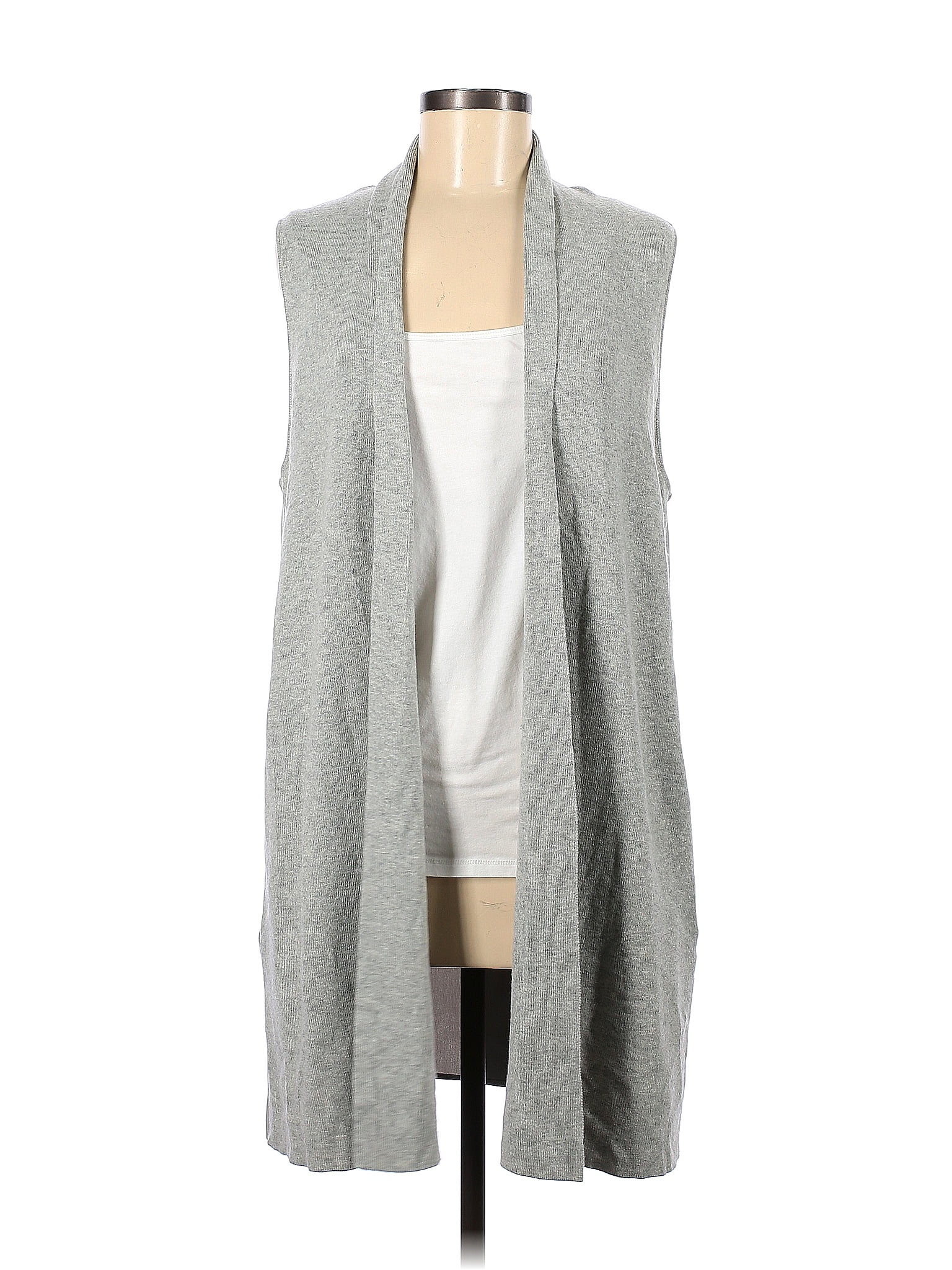 Ann Taylor Factory Color Block Solid Gray Cardigan Size M - 56% off ...