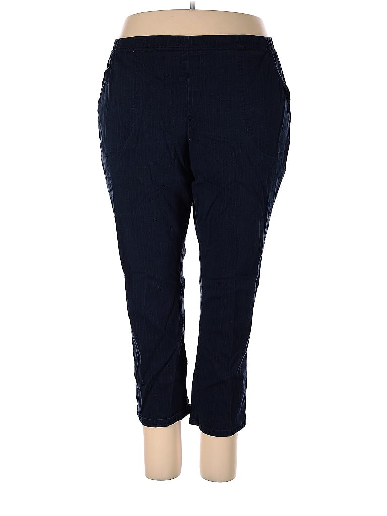 JMS Collection Polka Dots Navy Blue Dress Pants Size 3X (Plus) - 46% ...