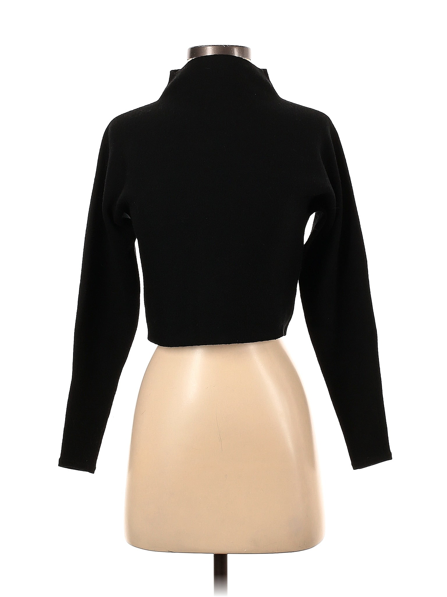 Club Monaco Color Block Solid Black Wool Pullover Sweater Size XS - 78% ...