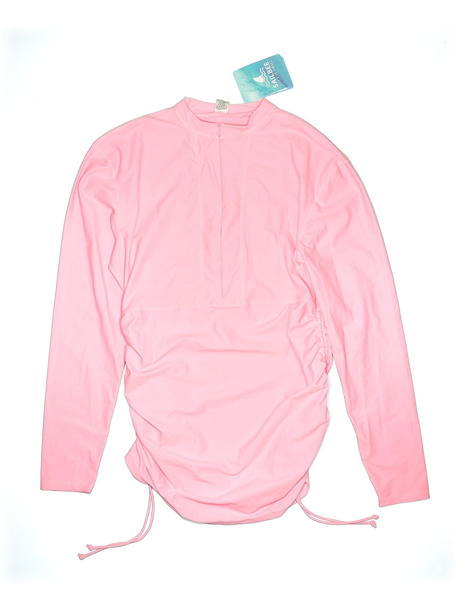Assorted Brands Solid Pink Rash Guard Size 4X (Plus) - 57% off | thredUP