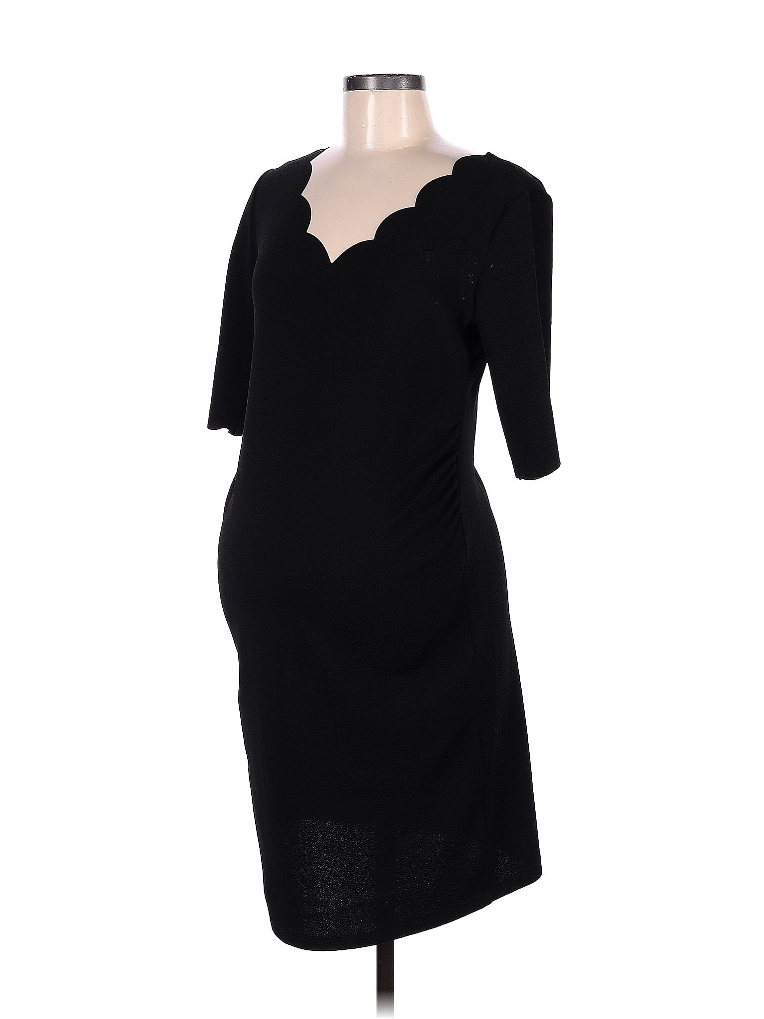 Pink Blush Solid Black Cocktail Dress Size M (Maternity) - 50% off ...