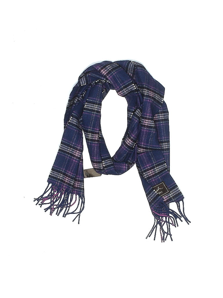 Coach Plaid Blue Scarf One Size - 77% off | thredUP