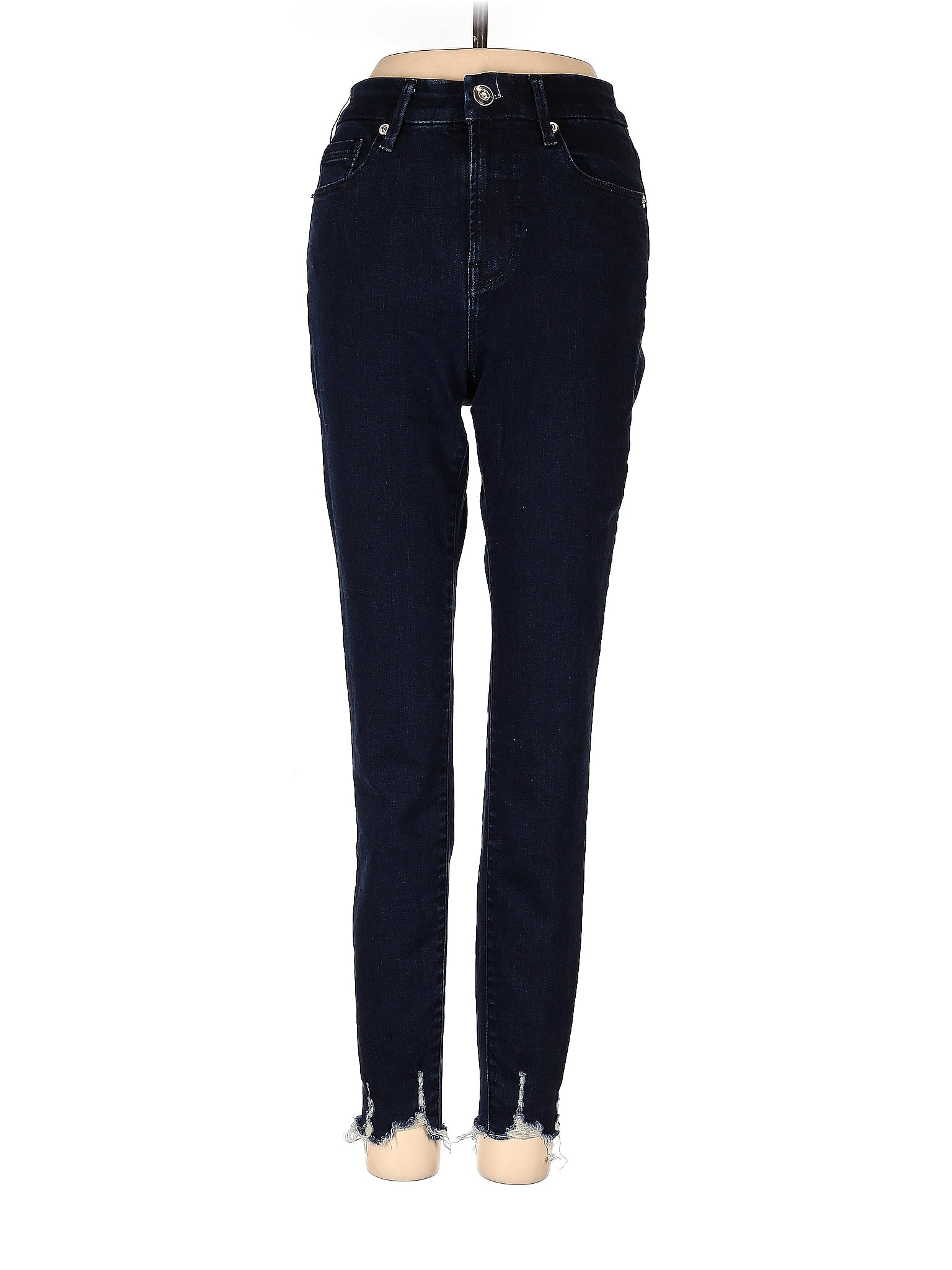 Gianni Bini Solid Blue Jeans 25 Waist - 72% off | ThredUp