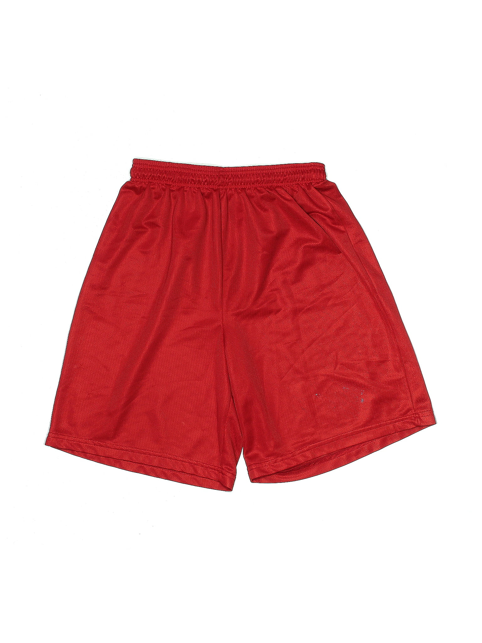 Assorted Brands 100% Polyester Solid Red Athletic Shorts Size L - 44% ...