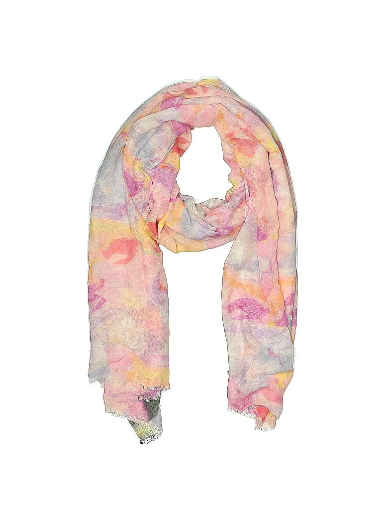 Bindya Floral Multi Color Pink Scarf One Size - 69% off | thredUP