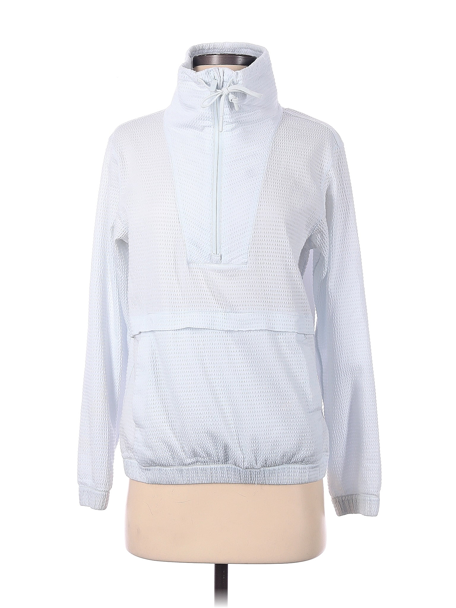 Lululemon Athletica Color Block Solid White Track Jacket Size 4 - 51% ...