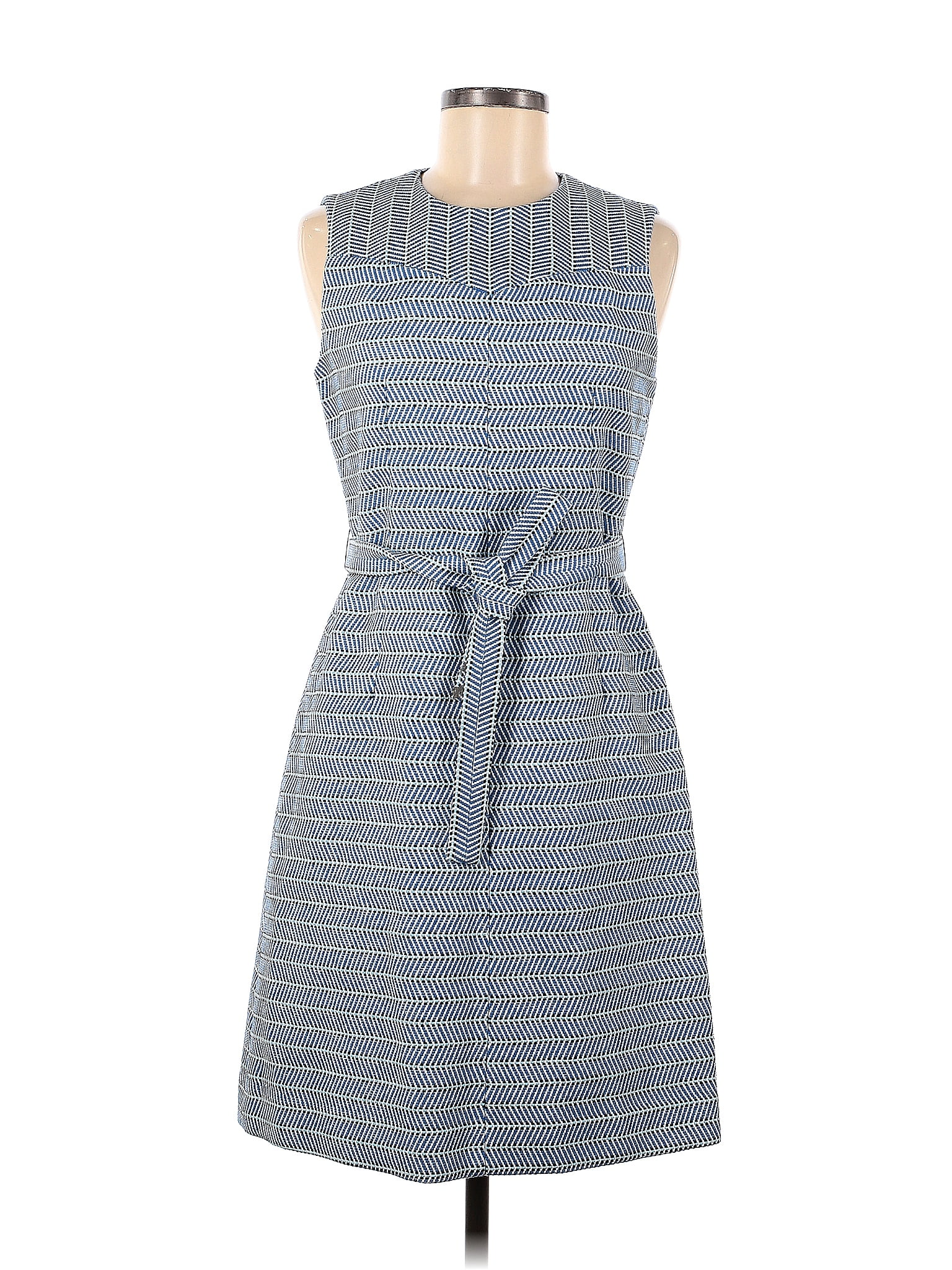 J Crew Blue Casual Dress Size 6 74 Off Thredup