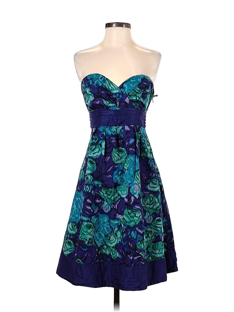 Moulinette Soeurs 100 Cotton Blue Cocktail Dress Size 2 78 Off