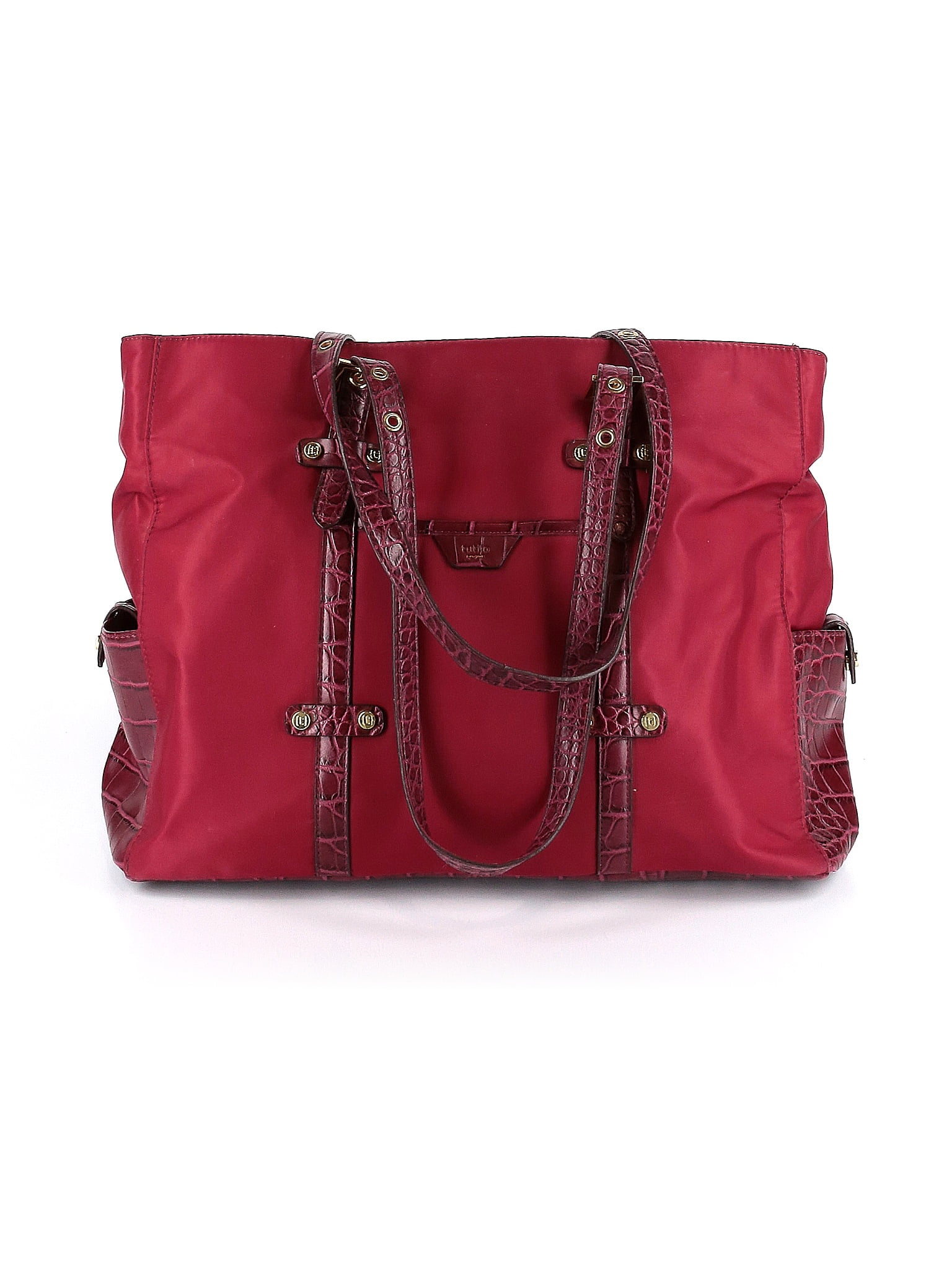 Tutilo Solid Red Burgundy Tote One Size - 59% off | thredUP