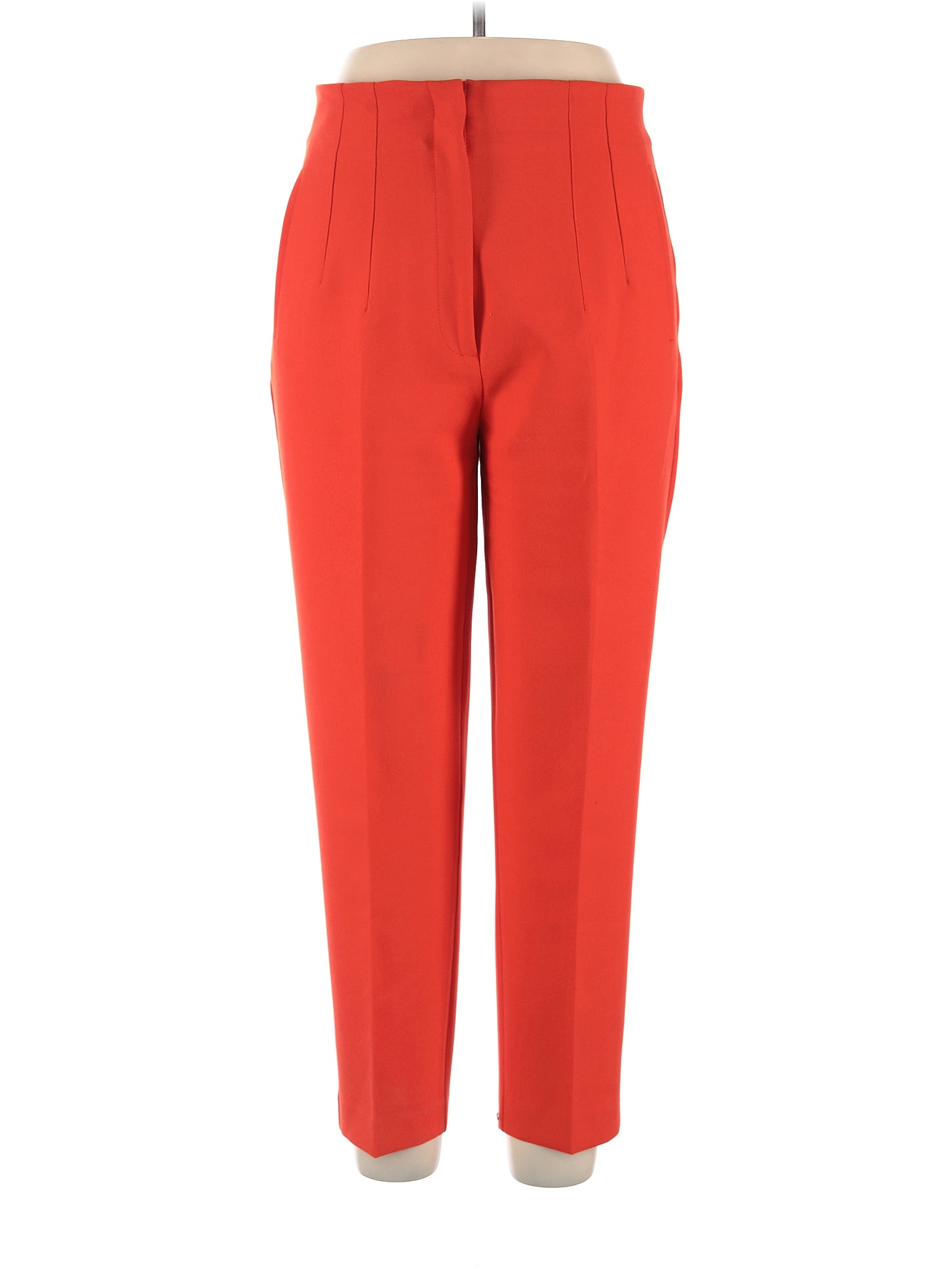 Zara Solid Red Dress Pants Size XL - 40% off | thredUP