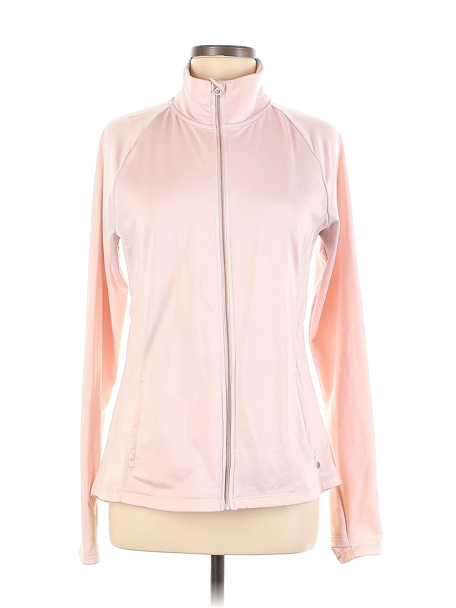 Layer 8 Solid Pink Track Jacket Size M - 54% off | thredUP