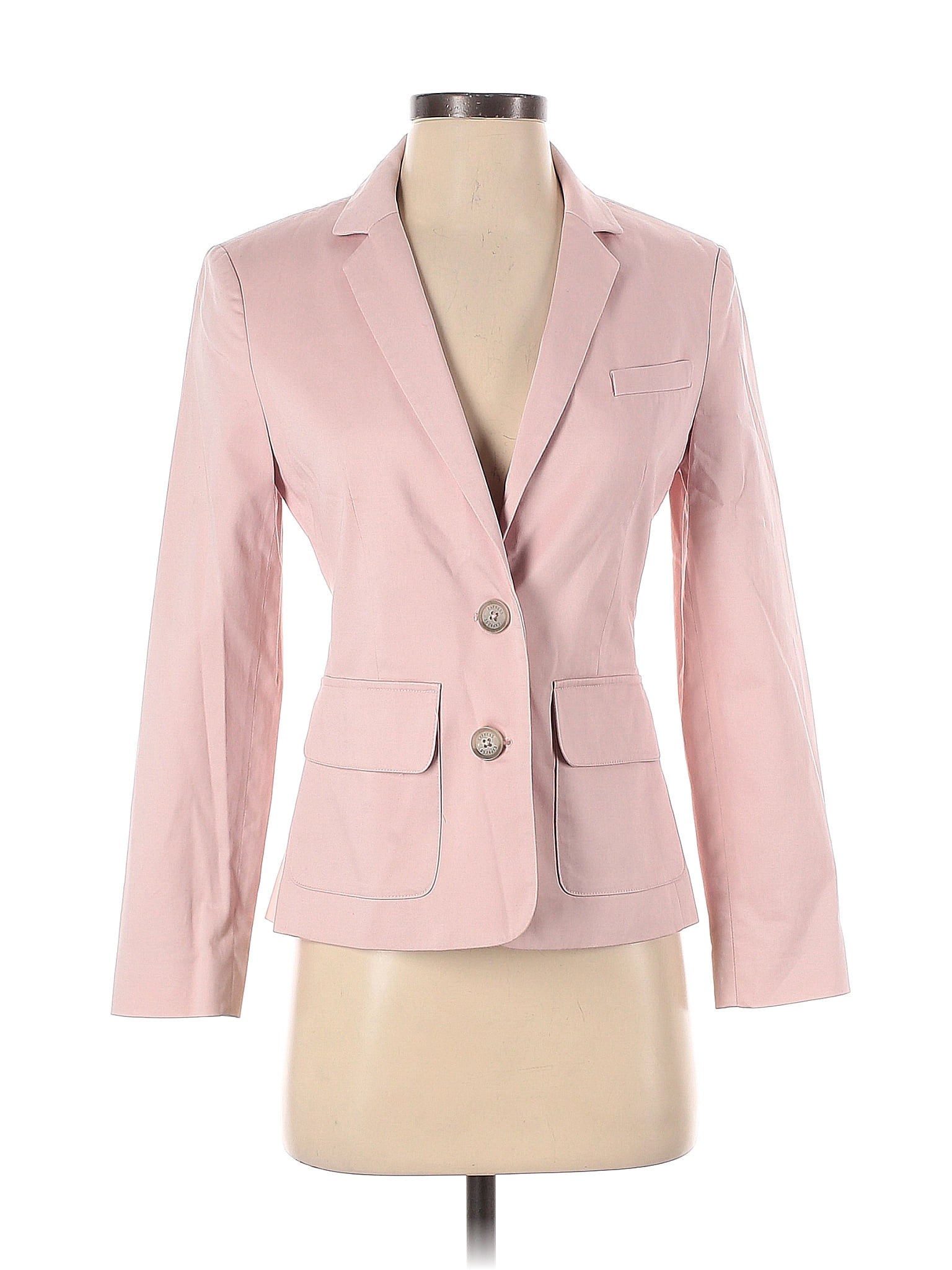 Express Outlet Solid Pink Blazer Size 4 - 50% off | thredUP