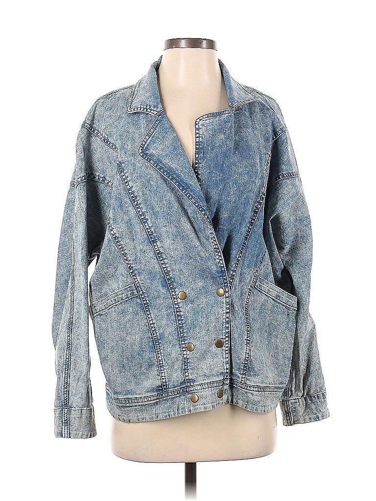 Life in Progress Blue Denim Jacket Size S - 54% off | ThredUp