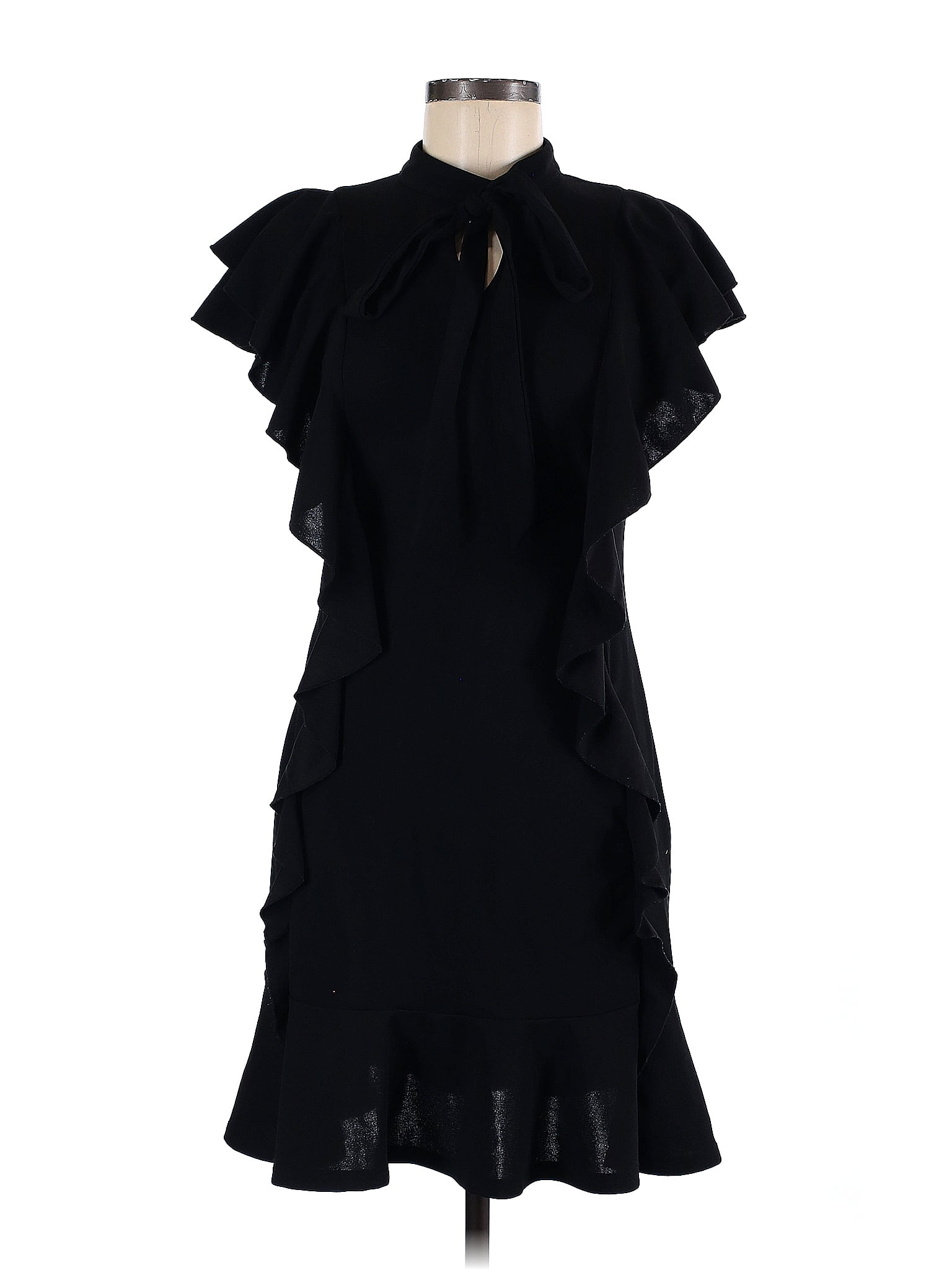 Unbranded Solid Black Casual Dress Size M 54 Off Thredup