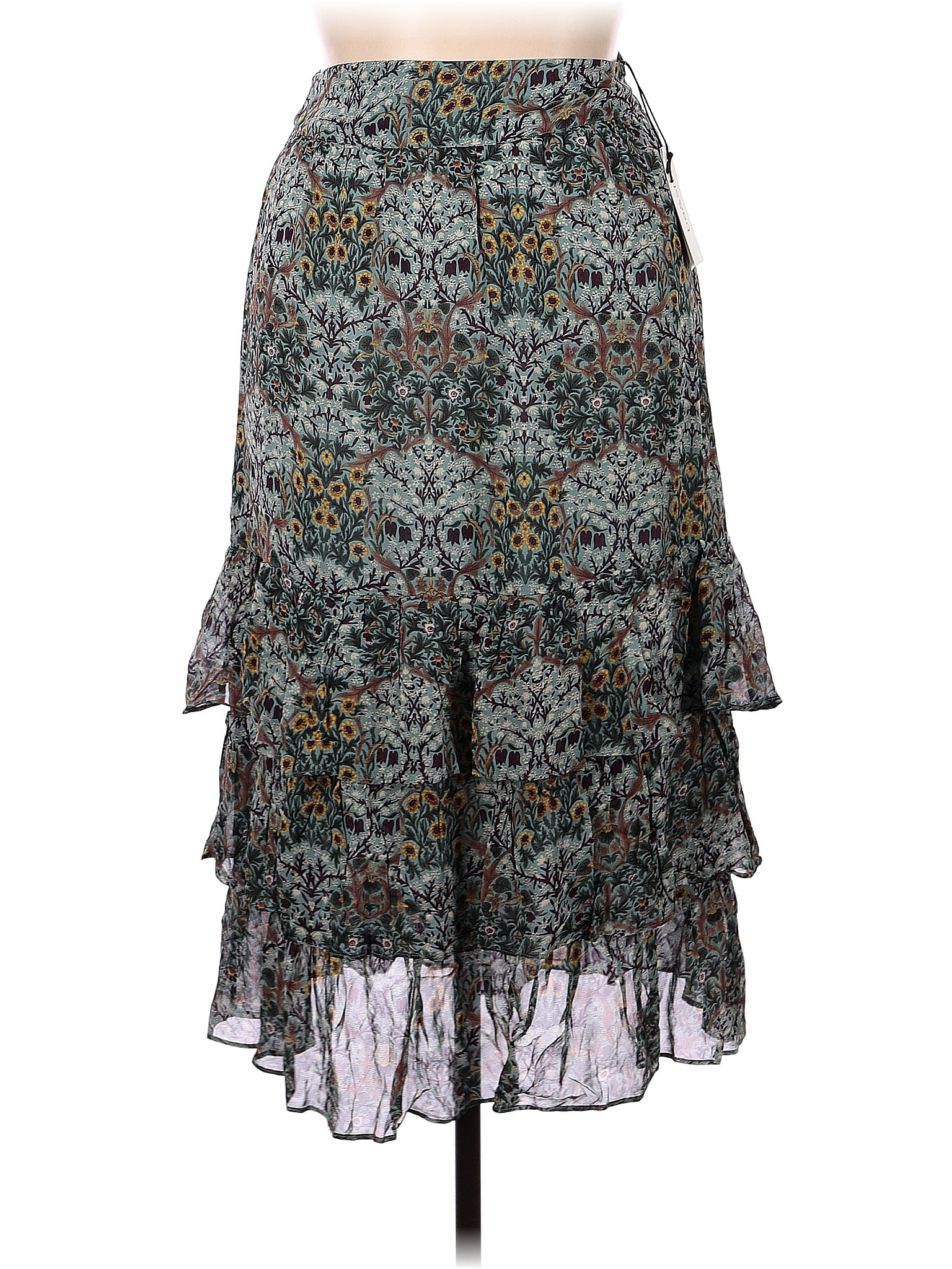 Baandsh Multi Color Gray Casual Skirt Size Xl 4 75 Off Thredup