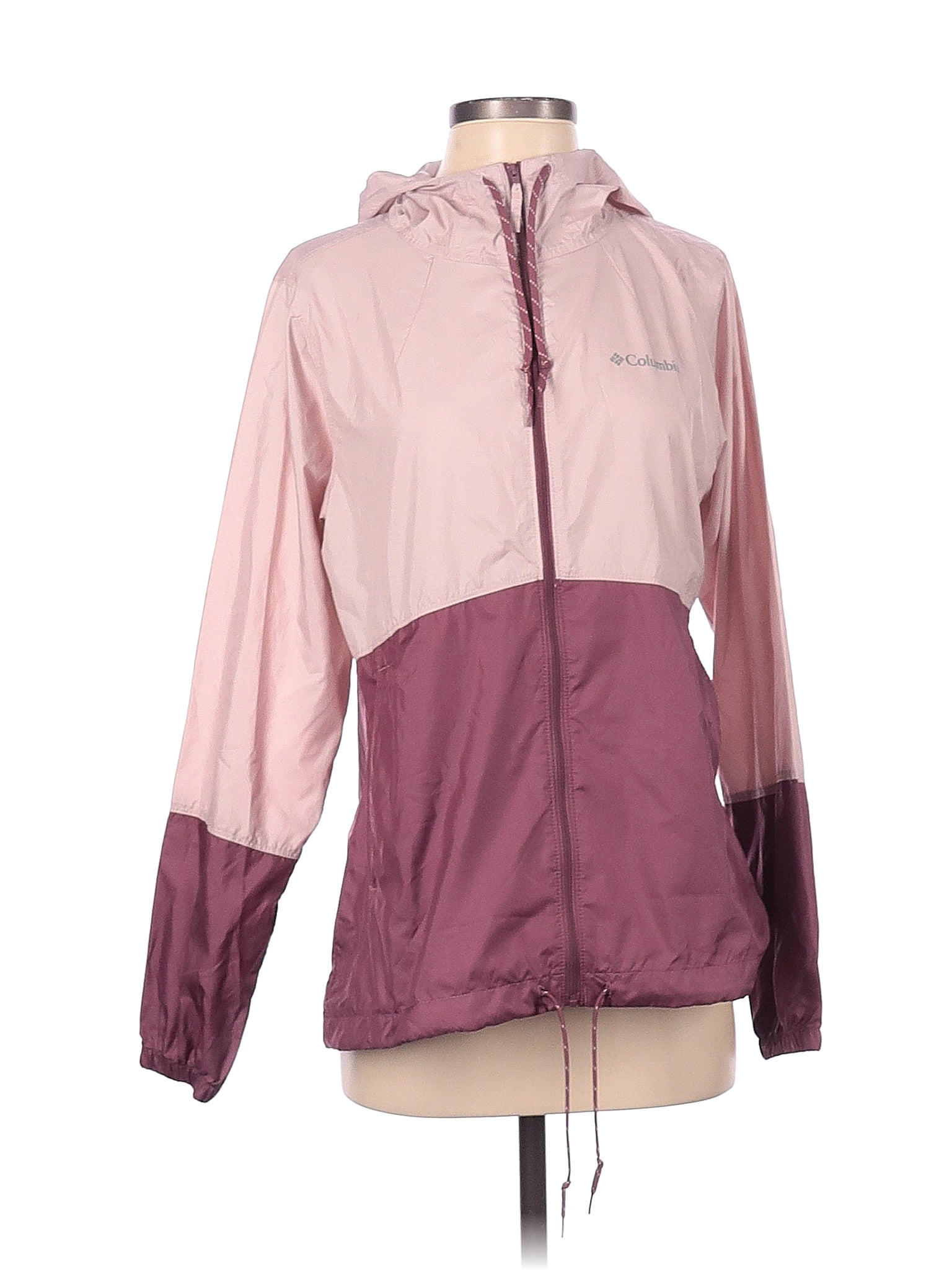 Columbia 100% Polyester Solid Pink Track Jacket Size S - 64% off | thredUP