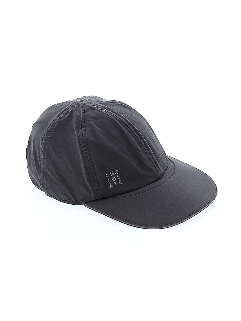 Chocolate Solid Black Gray Baseball Cap One Size - 31% off | thredUP