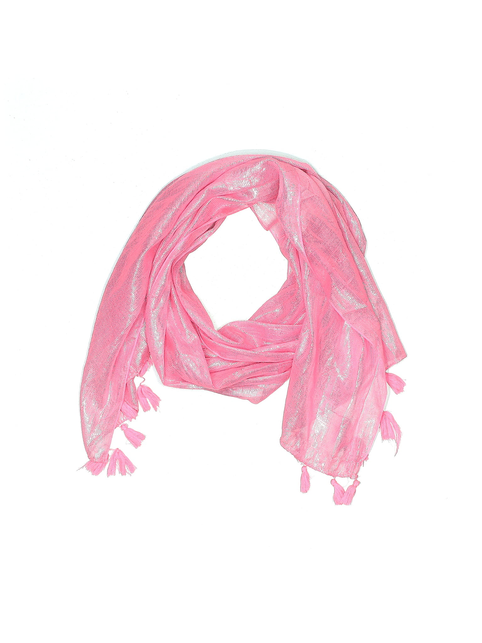 Justice Stripes Pink Scarf One Size (Kids) - 47% off | thredUP