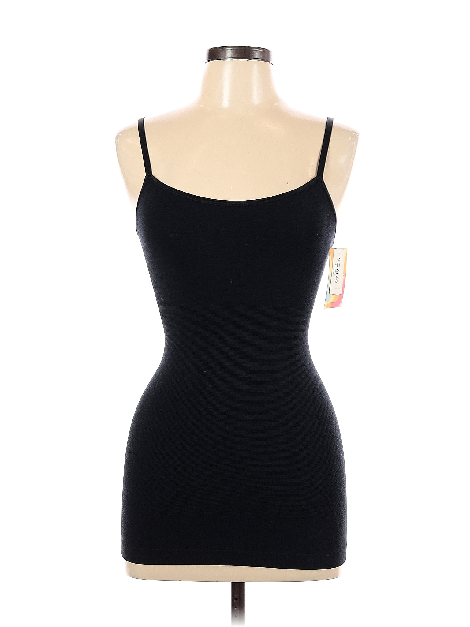 Yummie Solid Black Tank Top Size Lg - XL - 50% off | thredUP