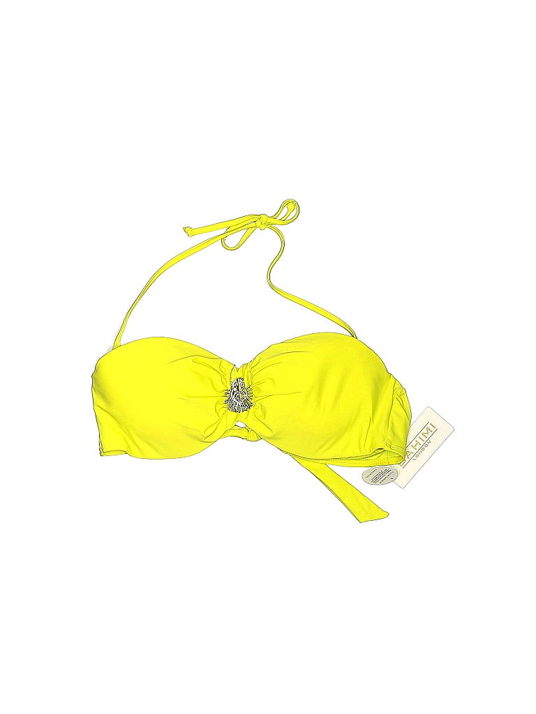 Bahimi London Solid Yellow Swimsuit Top Size L - 52% off | thredUP