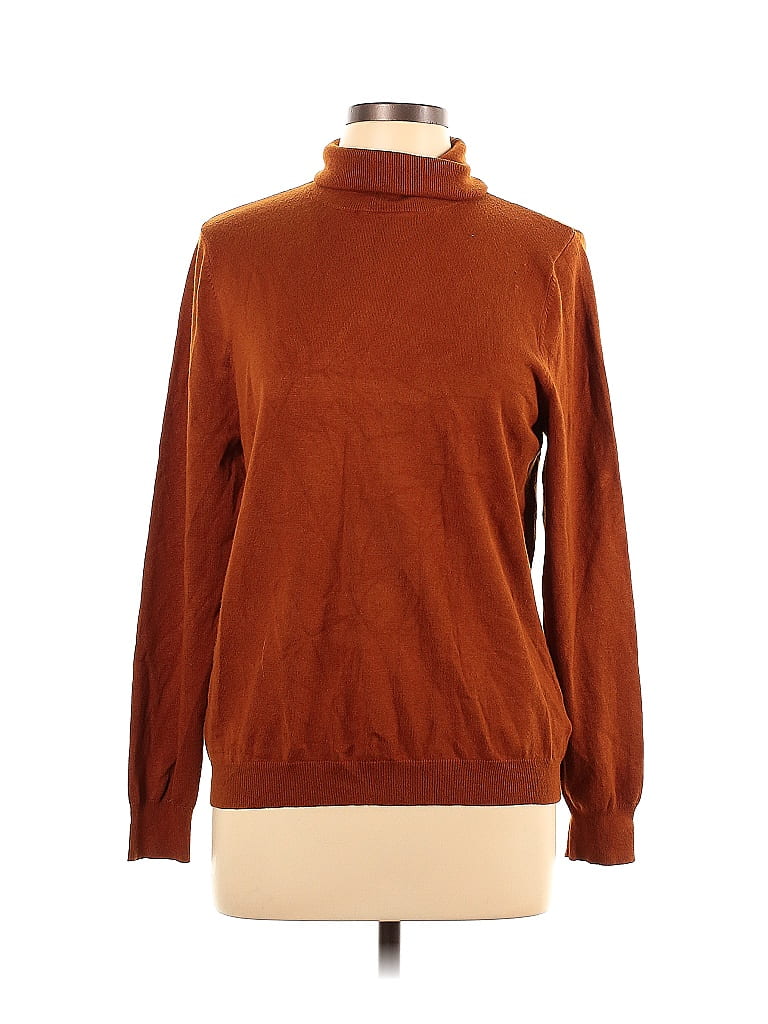 Linea by Louis Dell'Olio Color Block Solid Burnt Orange Brown ...
