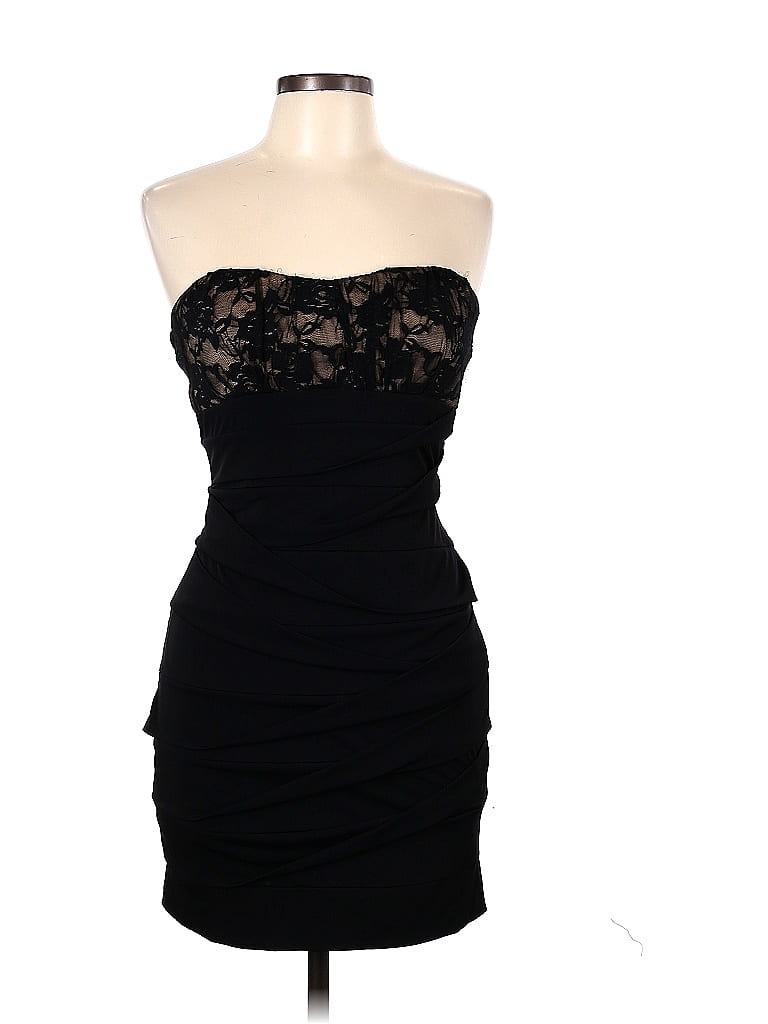 Ruby Rox Solid Black Cocktail Dress Size L - 57% off | thredUP