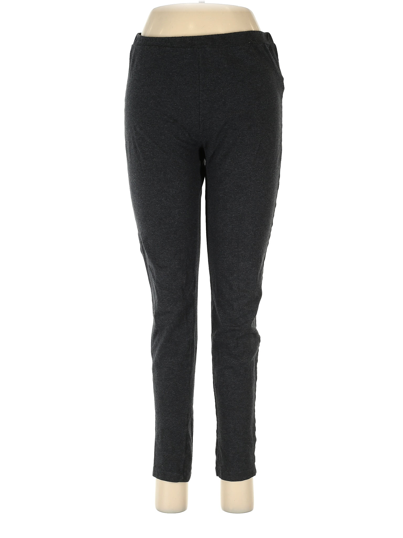 Per Se Black Gray Leggings Size L - 65% off | thredUP