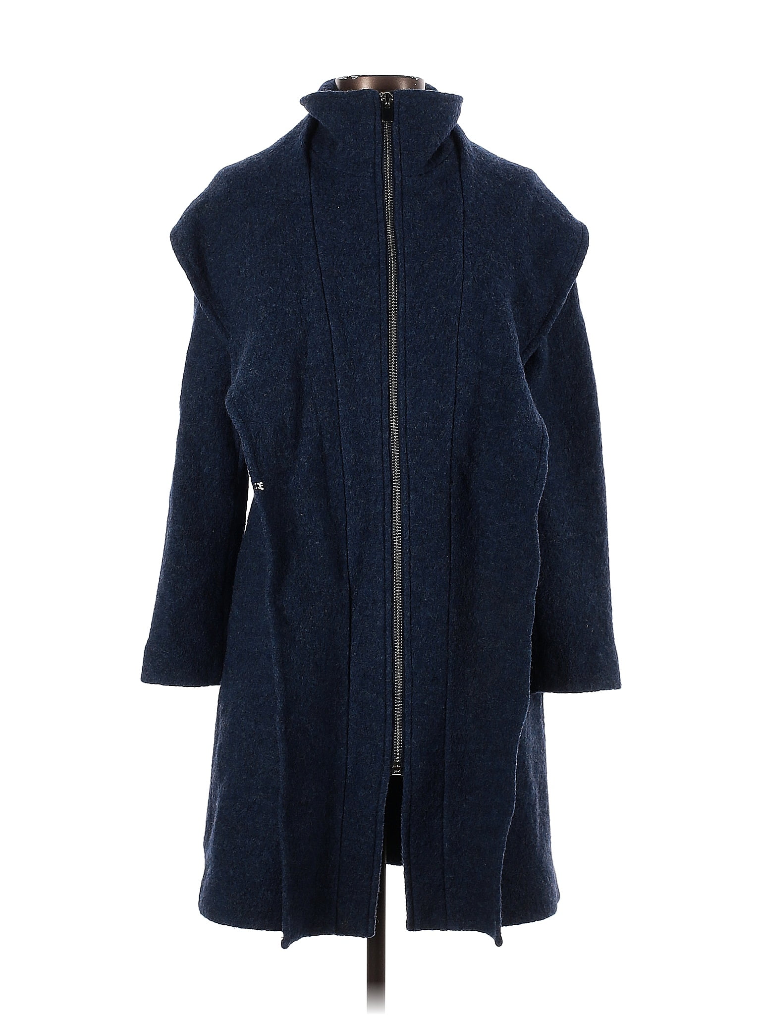 Club Monaco 100% Wool Solid Navy Blue Jacket Size S - 76% off | thredUP