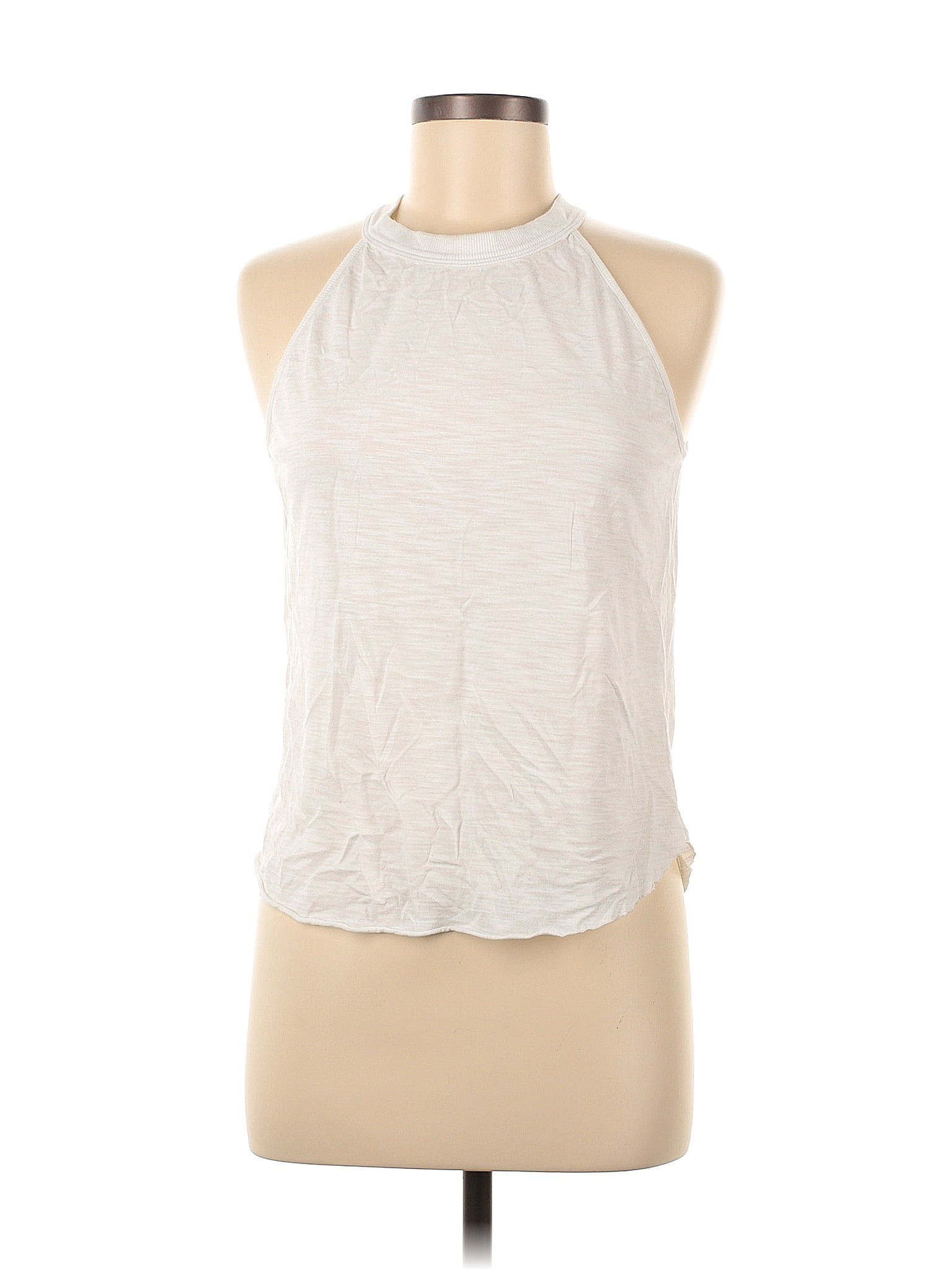 Tyler Jacobs for Feel the Piece White Silver Halter Top Size Med - Lg ...