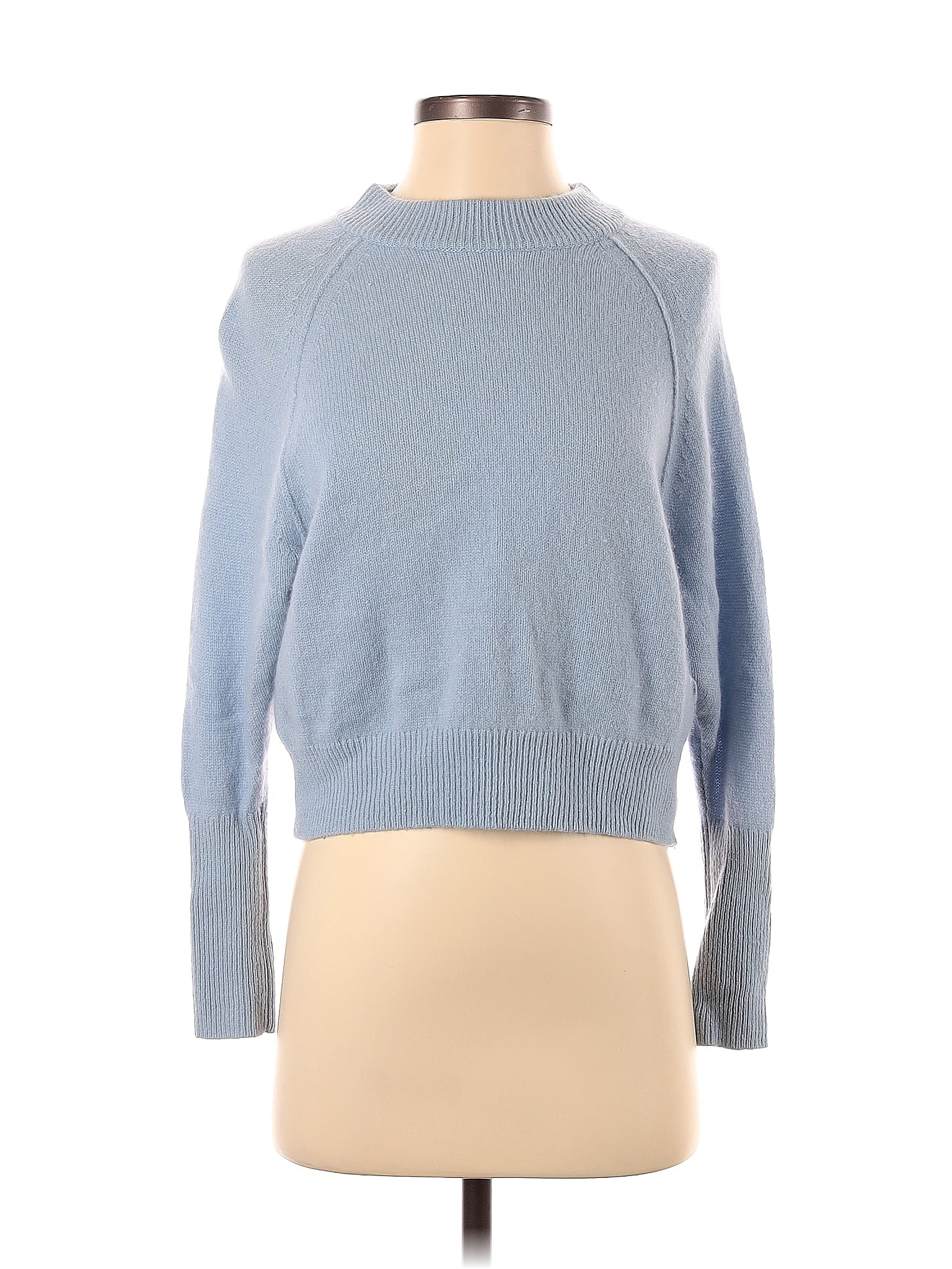 The Group by Babaton 100% Cashmere Color Block Solid Blue Sweater Vest ...