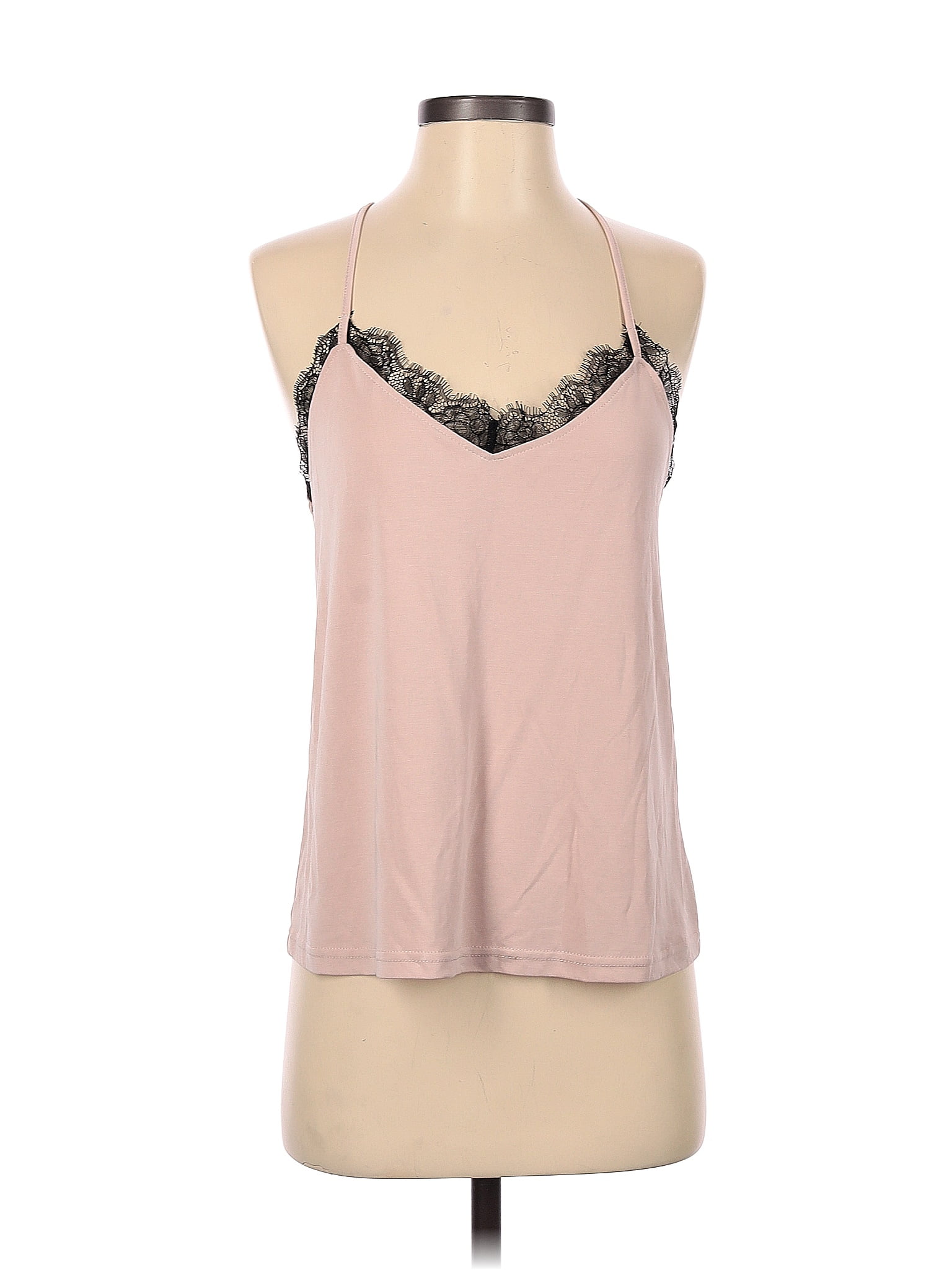 Dynamite Solid Pink Sleeveless Blouse Size S - 48% off | ThredUp