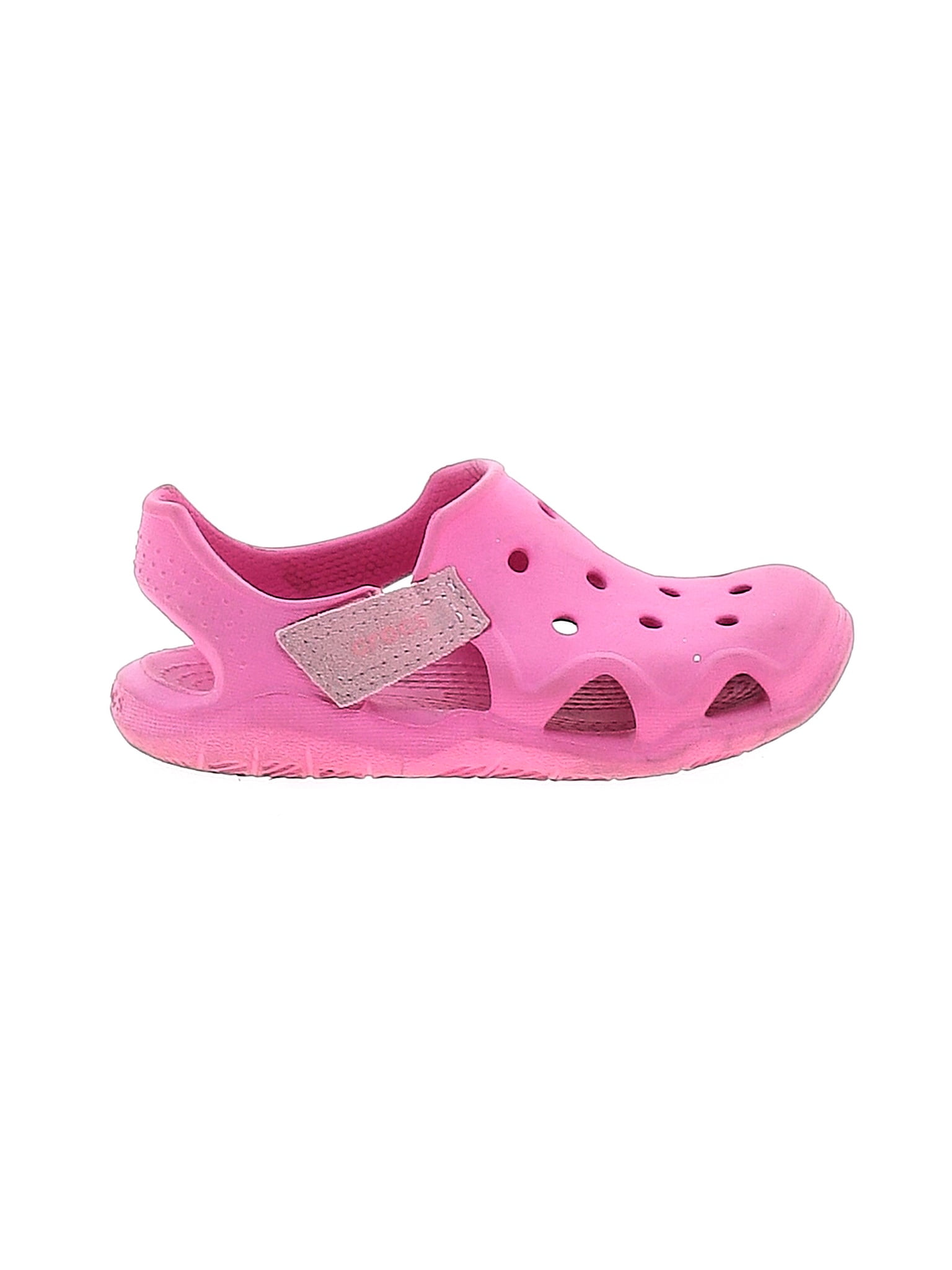 Crocs Solid Pink Sandals Size 10 - 27% off | thredUP