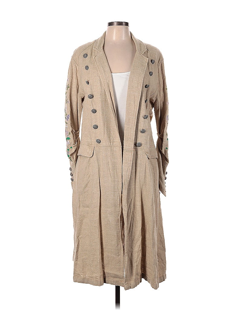 Aratta Silent Journey Tan Jacket Size L - 76% off | thredUP