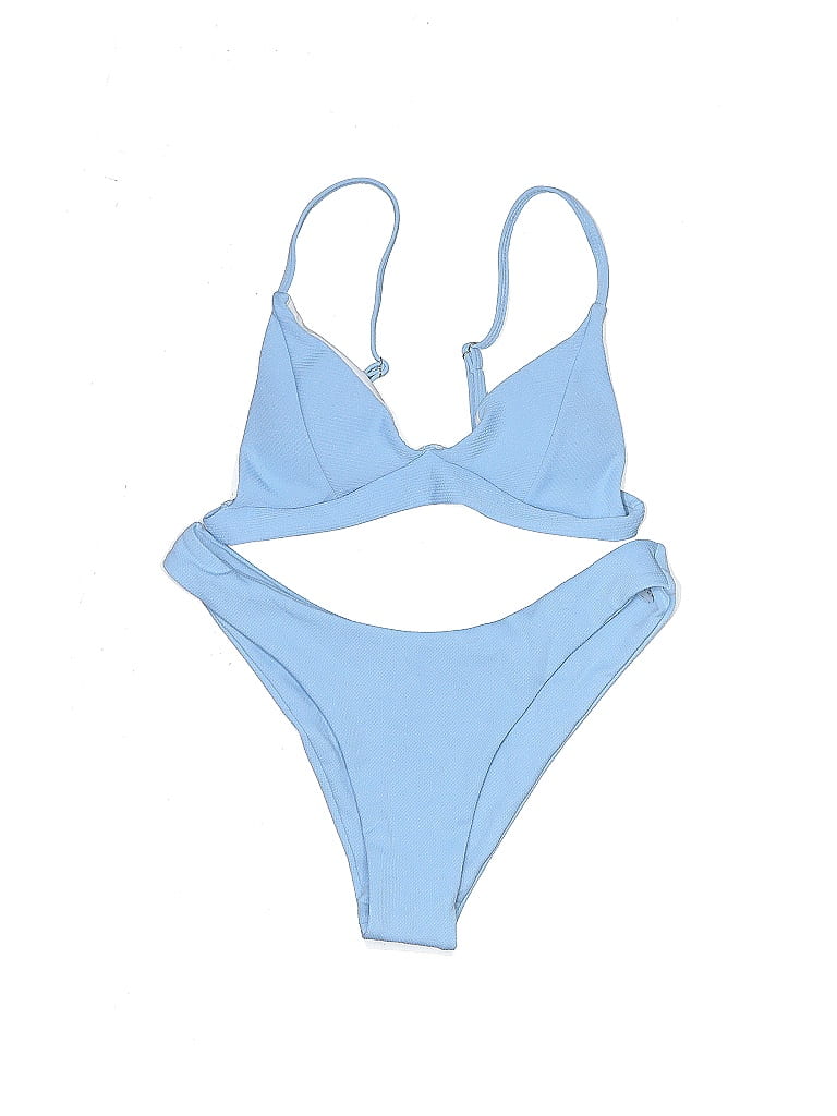 Zaful Blue Two Piece Swimsuit Size M 44 Off Thredup