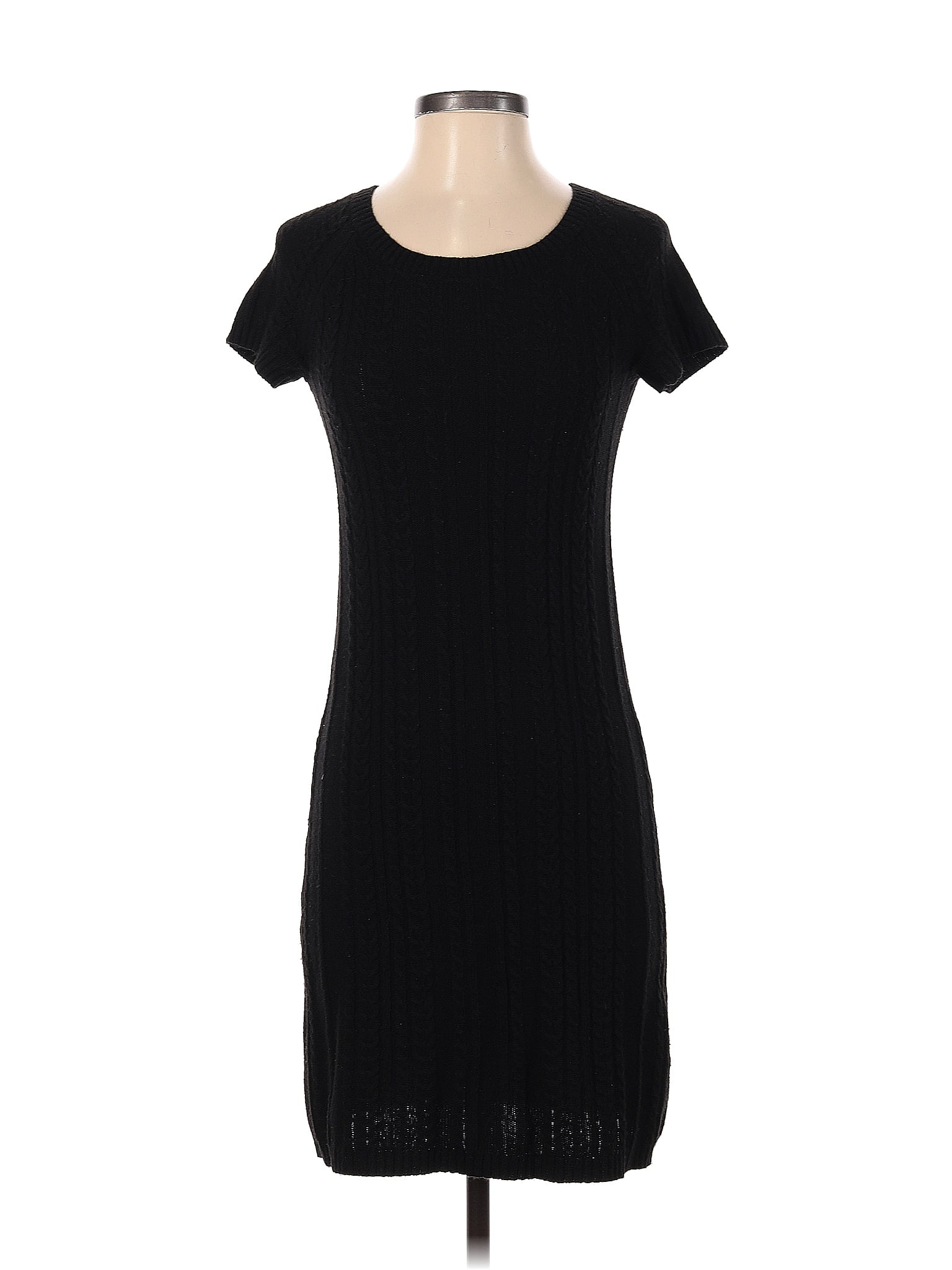 Banana Republic Solid Black Casual Dress Size S 71 Off Thredup