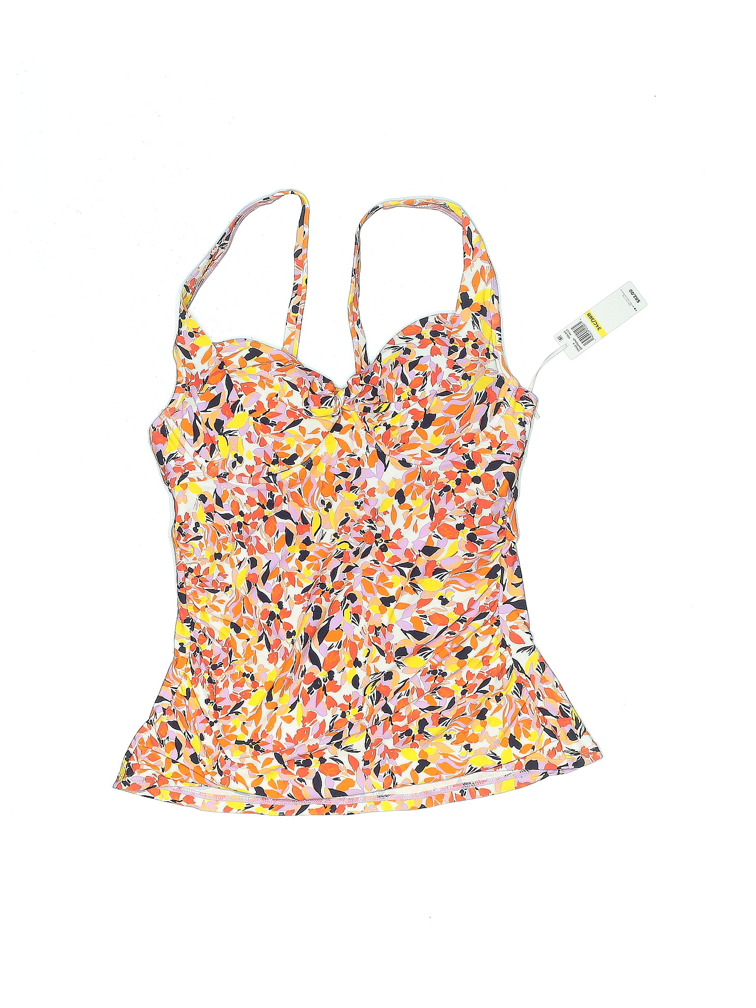 Anne Cole Multi Color Yellow Swimsuit Top Size M - 63% off | thredUP