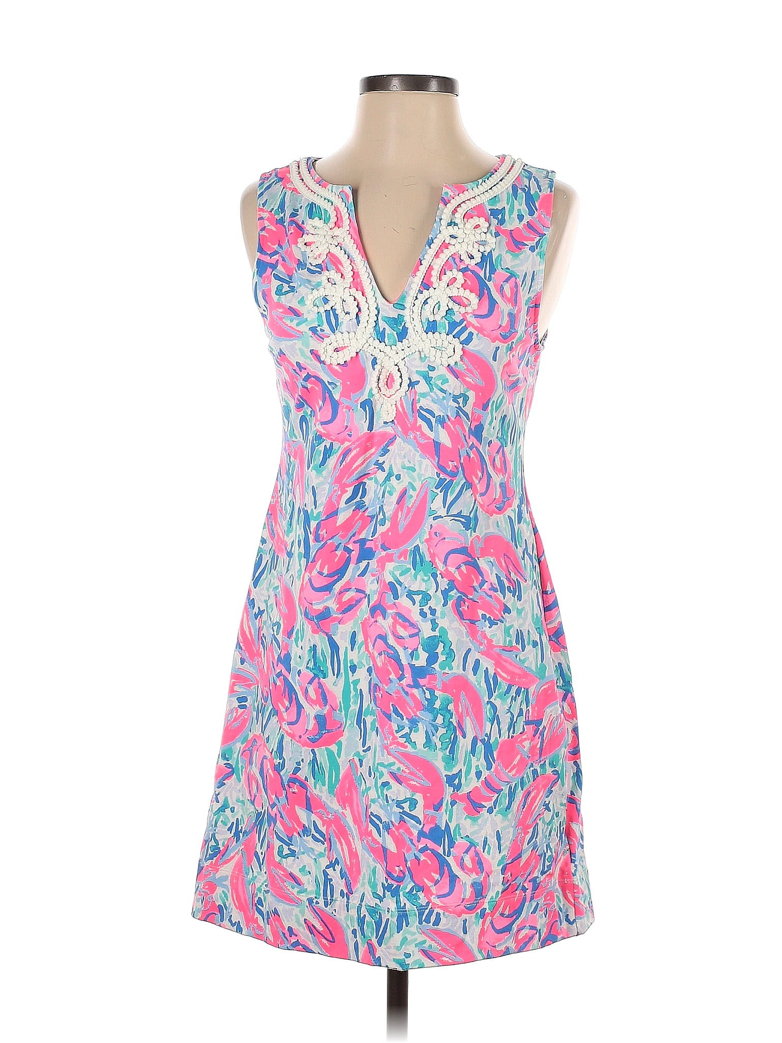 Lilly Pulitzer Multi Color Pink Casual Dress Size S 67 Off Thredup