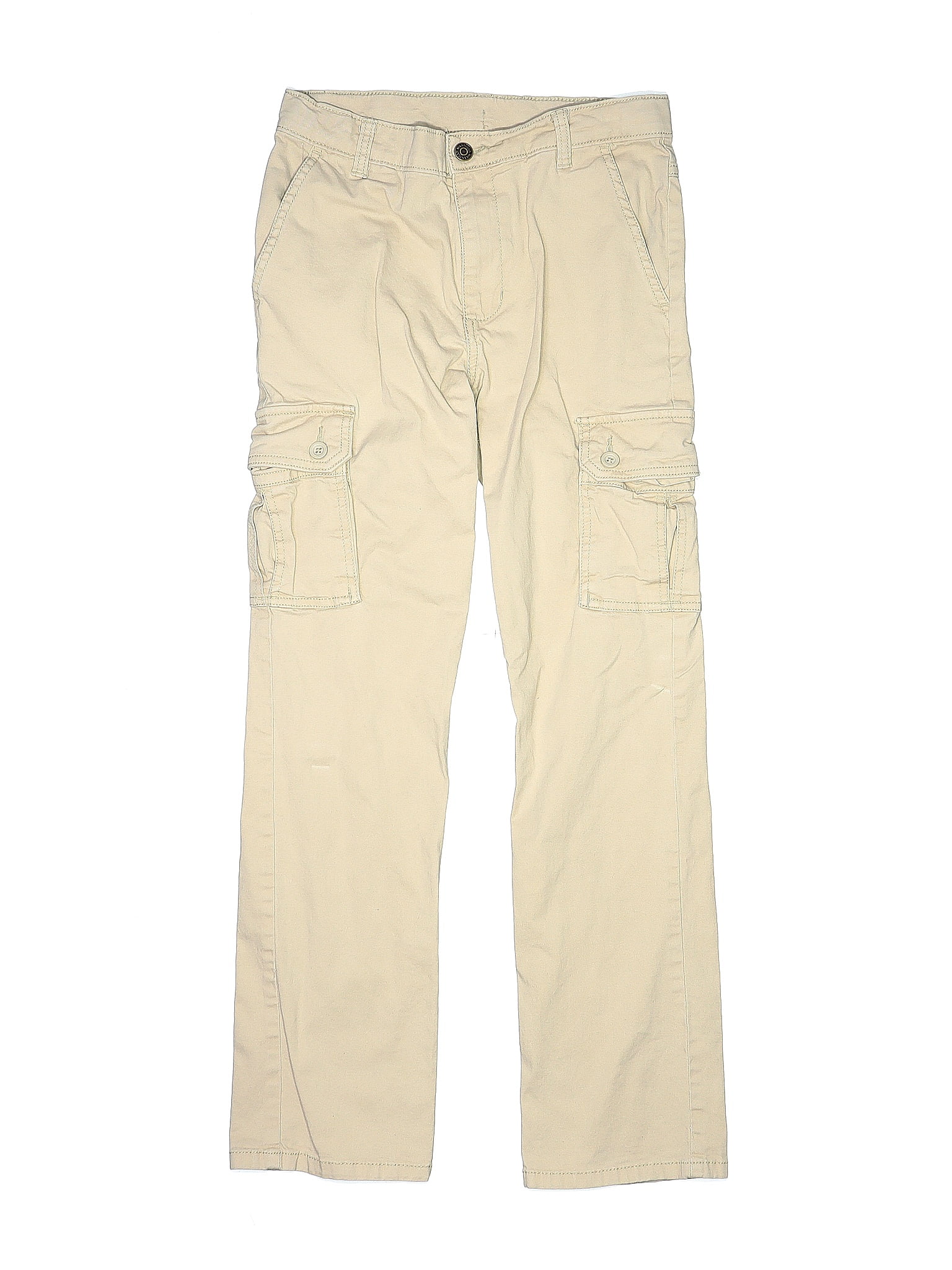 Wrangler Jeans Co Solid Tan Cargo Pants Size 14 - 60% off | thredUP