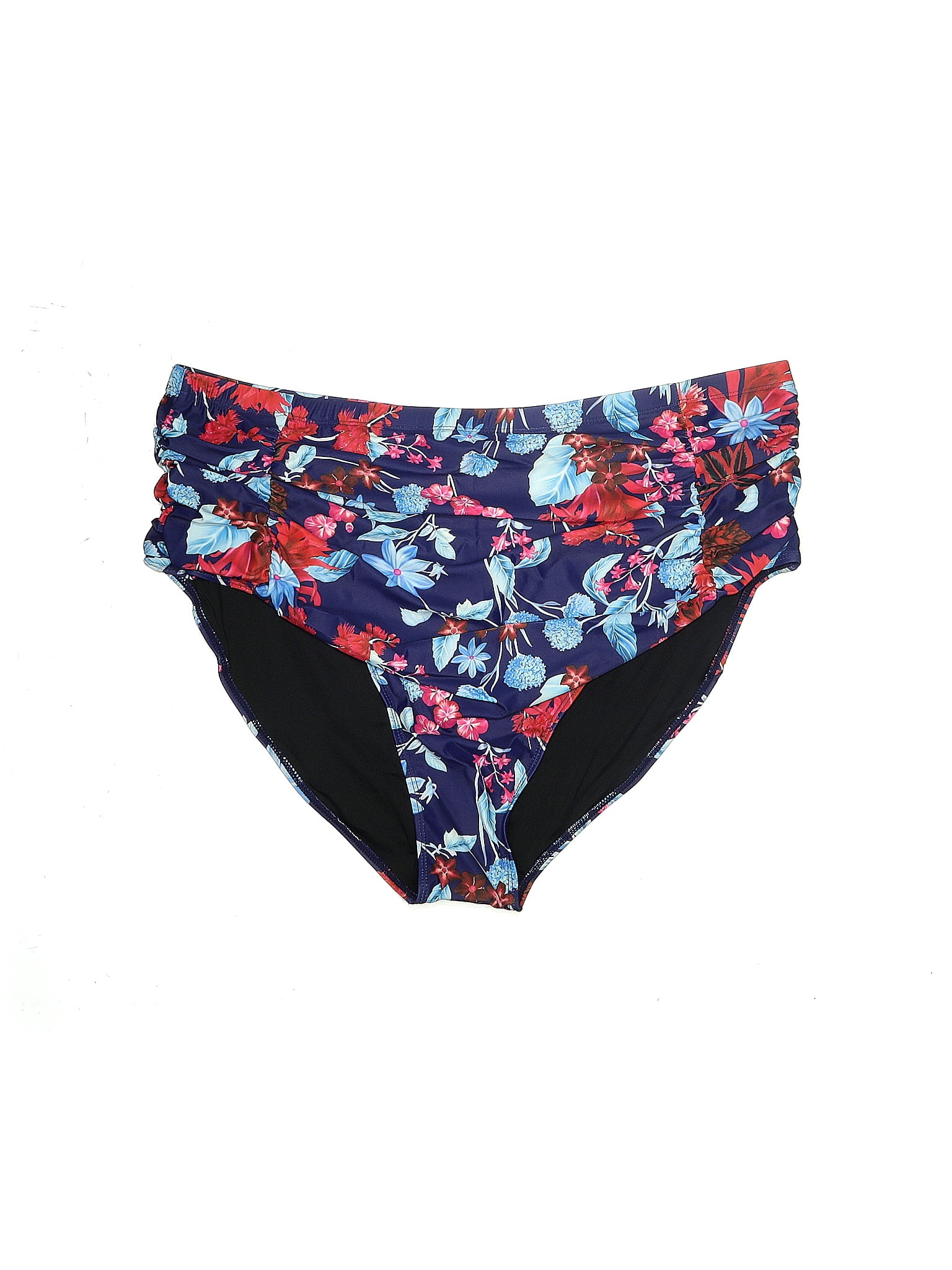 BLOOMCHIC Floral Blue Swimsuit Bottoms Size 22 - 24 (Plus) - 32% off ...